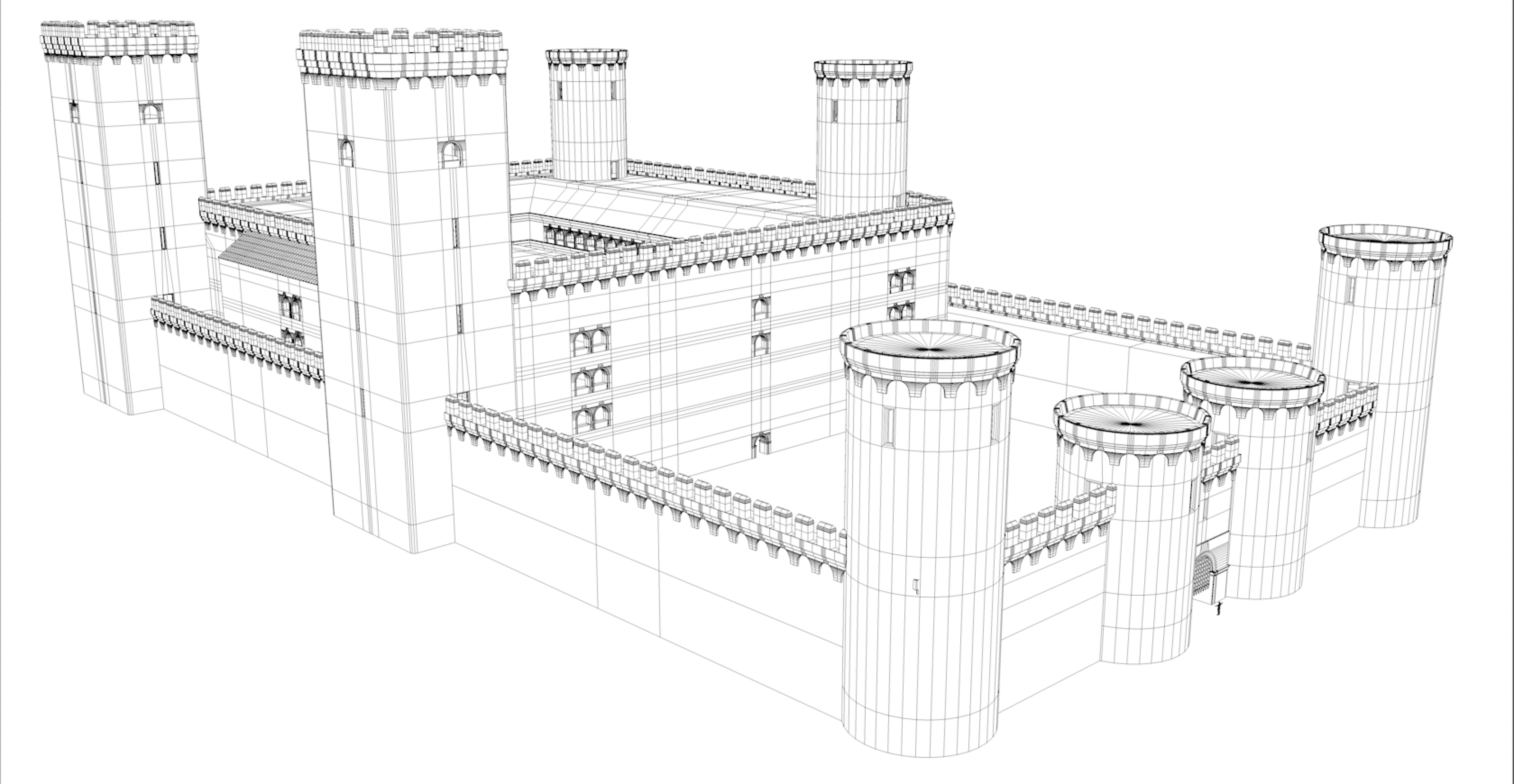 Castelo Modelo 3D - TurboSquid 1721157