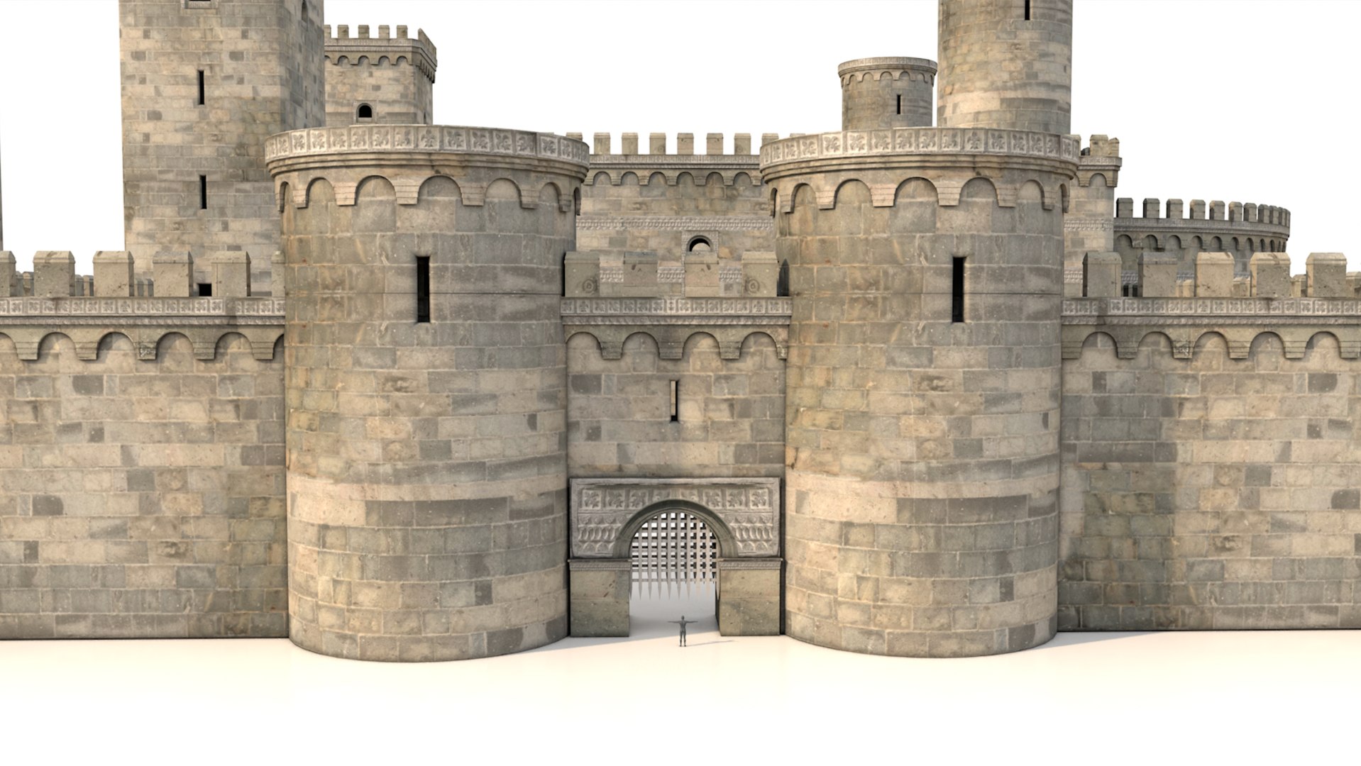 Castle 3D Model - TurboSquid 1721157