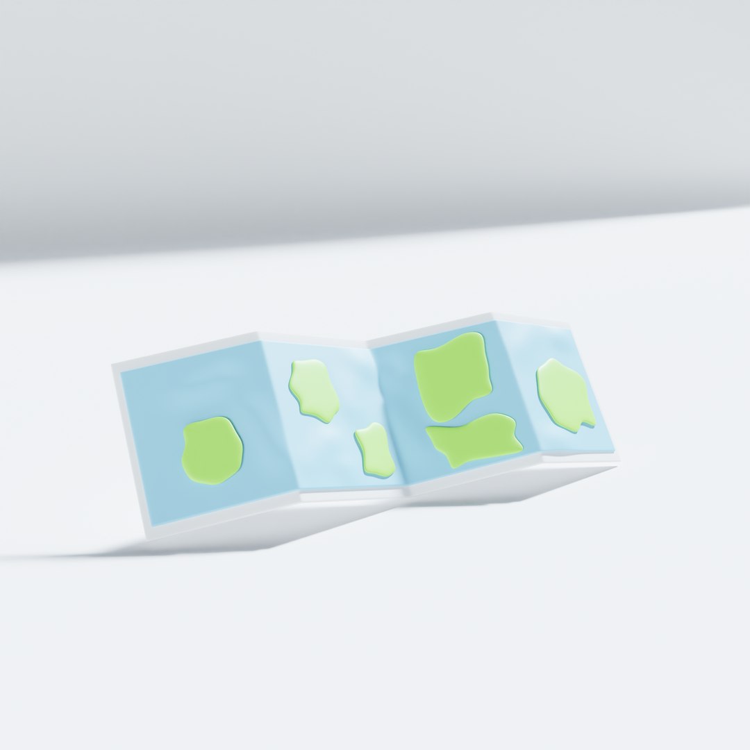 3D Maps Cartoon - TurboSquid 2330164