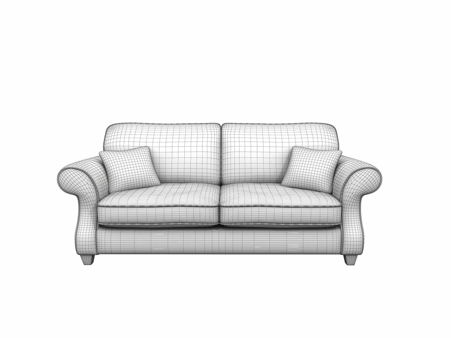 3D Fabric Sofa 4 - TurboSquid 1859344