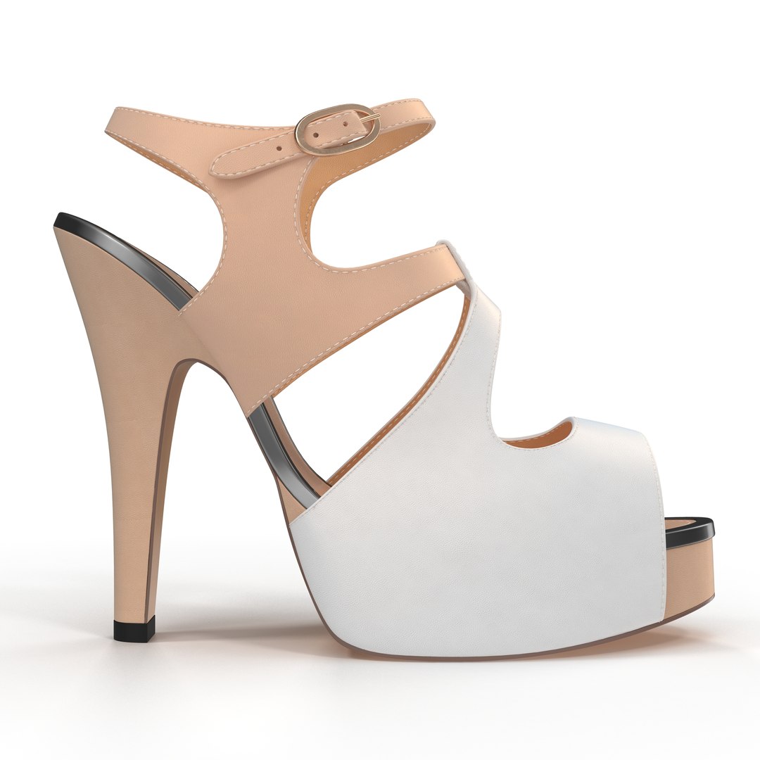 3d Women S Shoes Model