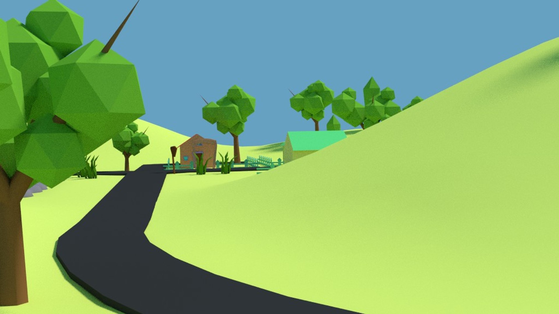 cartoon land obj free