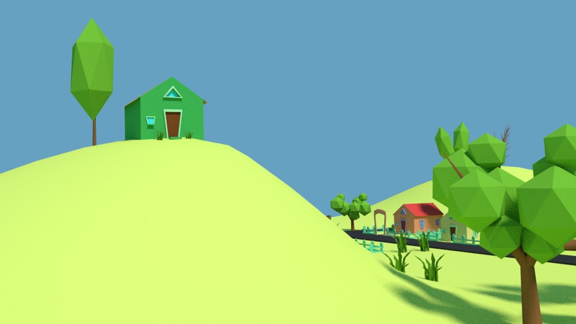 Cartoon Land Obj Free