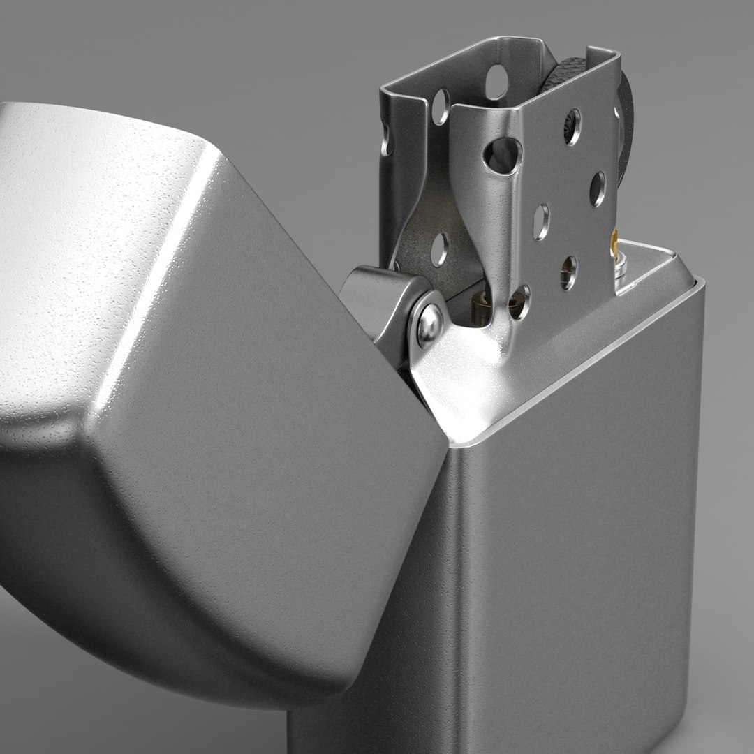 3d Cigarette Lighter Model
