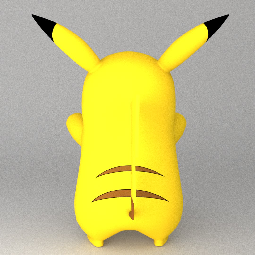 3D Pikachu Pika Model - TurboSquid 1707828