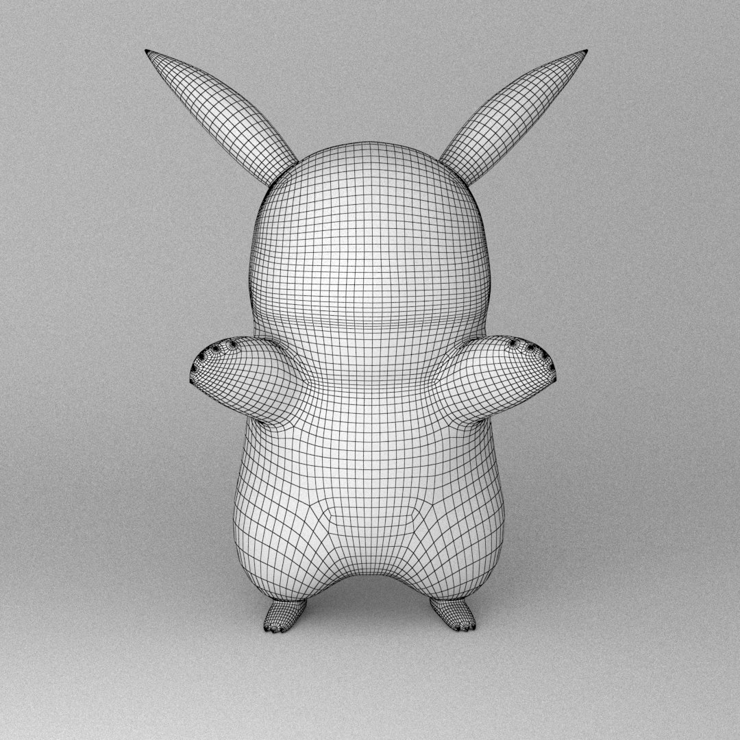 3D Pikachu Pika Model - TurboSquid 1707828