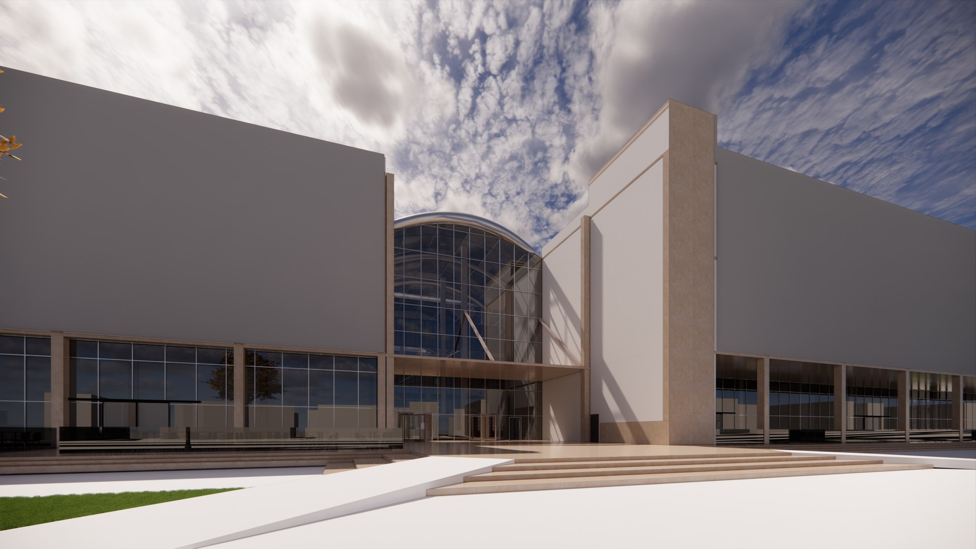 Hotel And Shopping Mall High Technical Detailed Revit Project Model ...