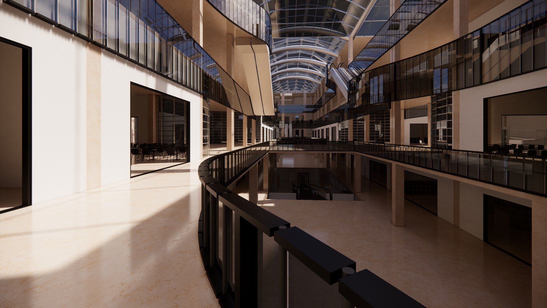 Hotel And Shopping Mall High Technical Detailed Revit Project Model ...