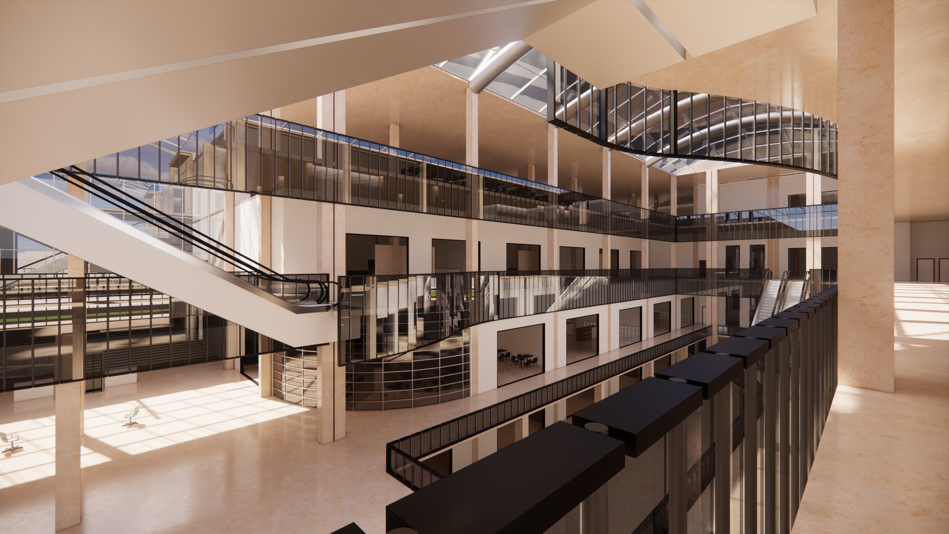 Hotel And Shopping Mall High Technical Detailed Revit Project Model ...