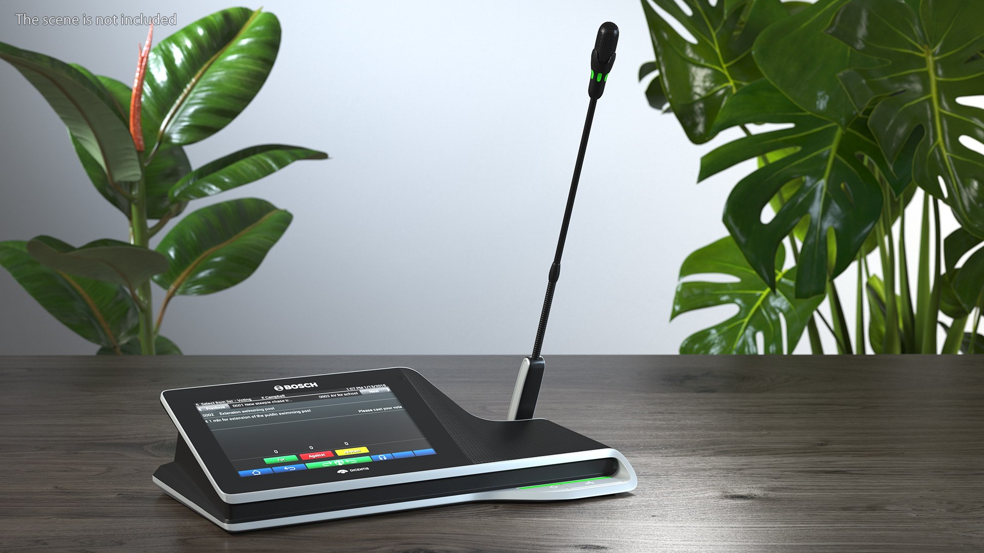 3D Model Bosch Dicentis Multimedia Device With Stem Microphone ...