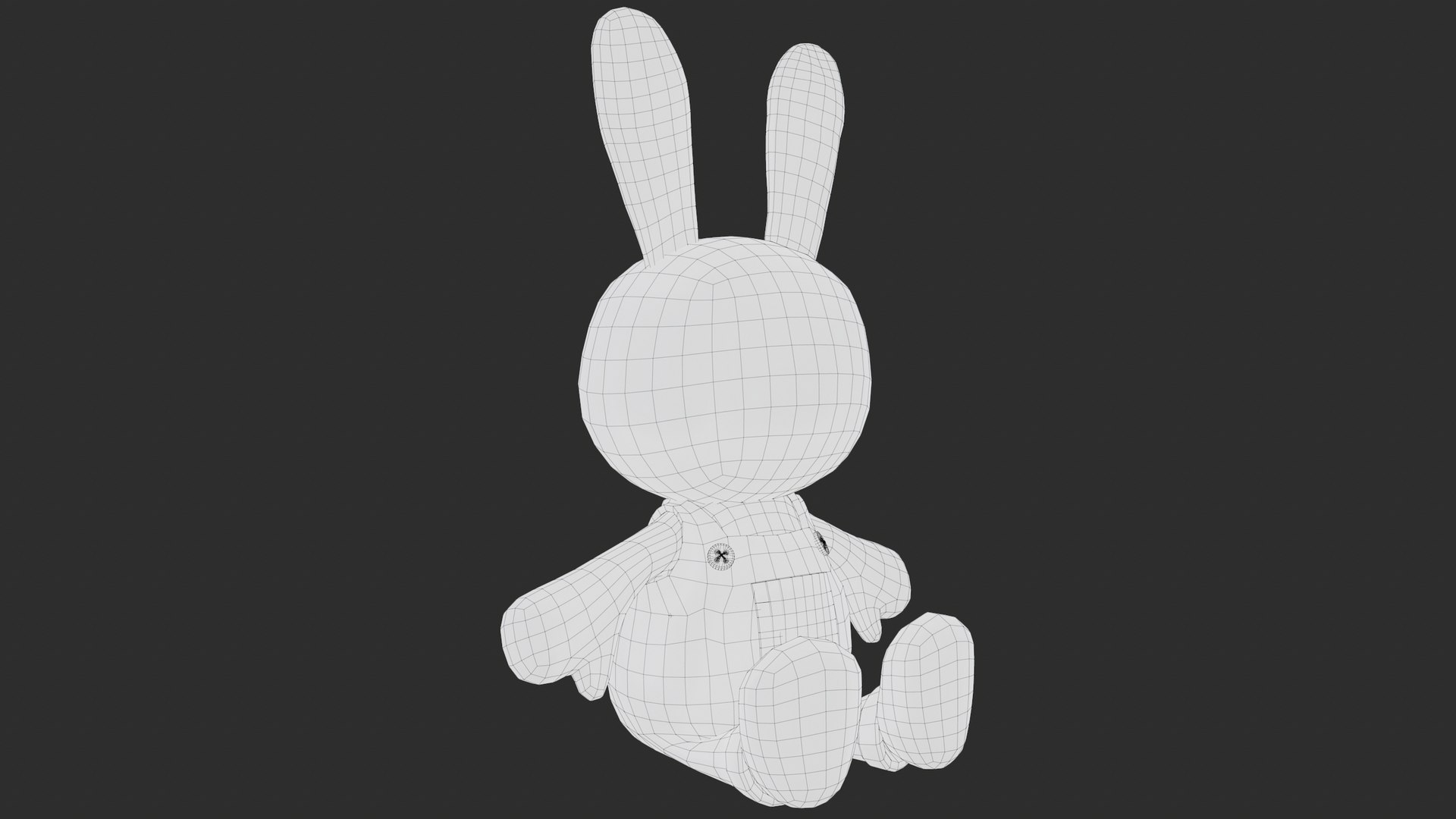 Rabbit Jax From The Amazing Digital Circus - Stuffed Toy PBR 3D model ...