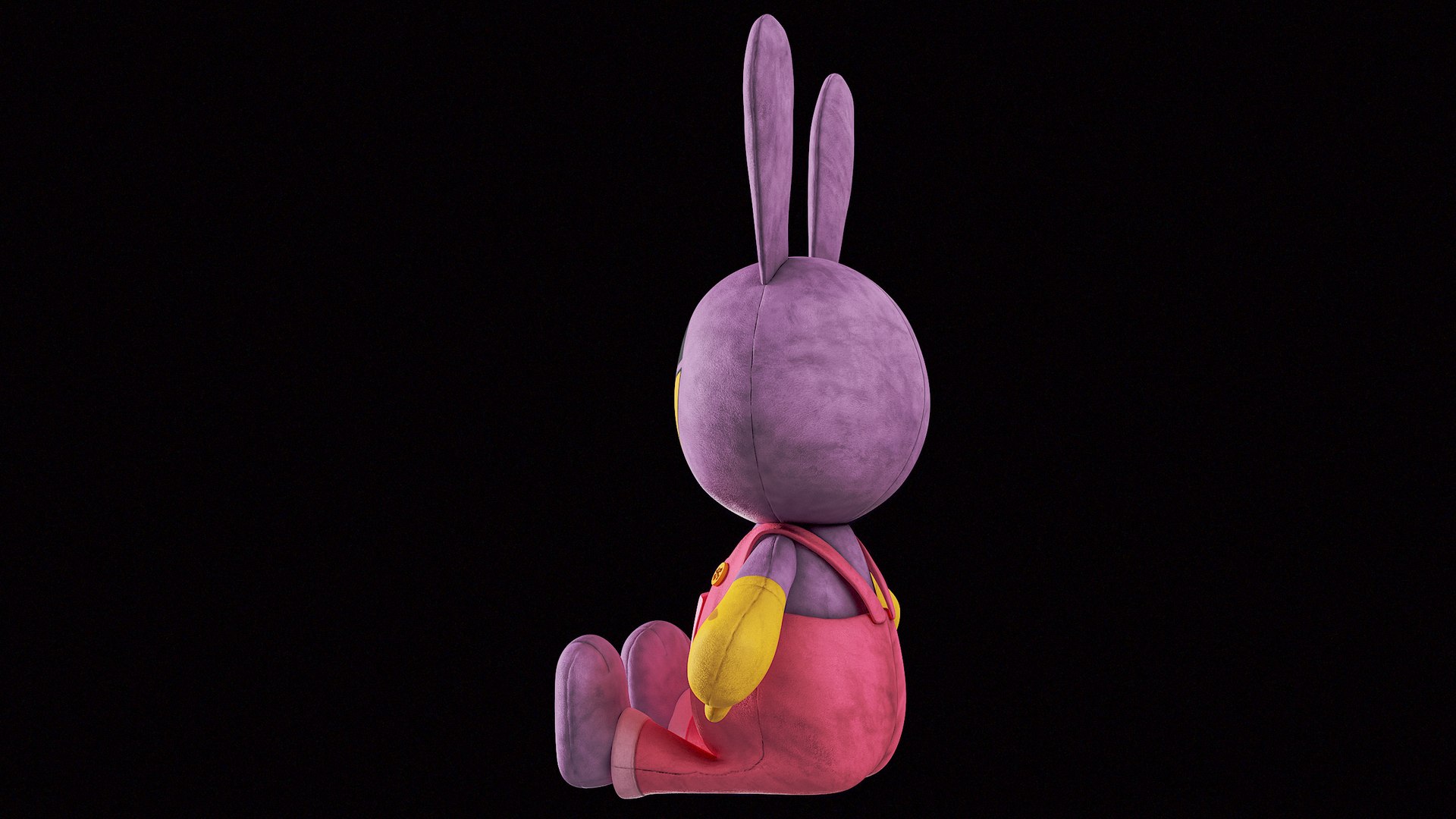 Rabbit Jax From The Amazing Digital Circus - Stuffed Toy PBR 3D model ...