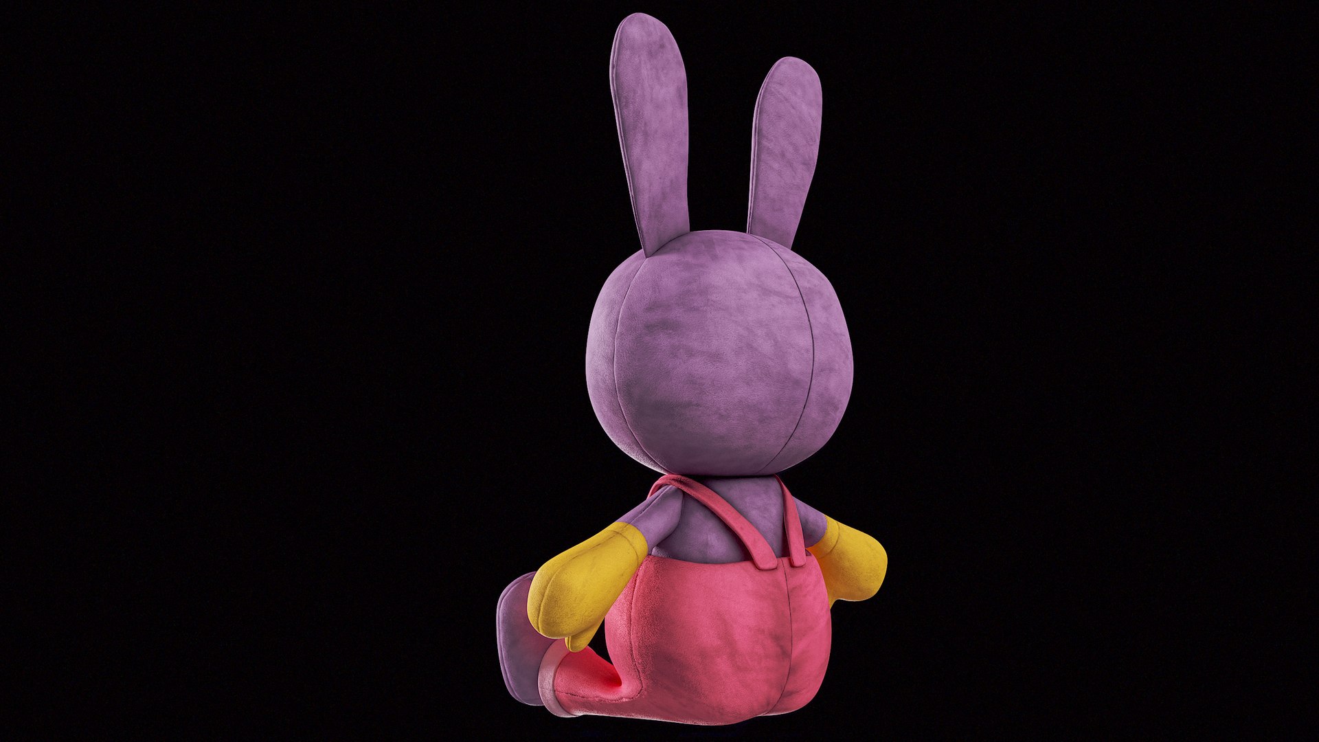 Rabbit Jax From The Amazing Digital Circus - Stuffed Toy PBR 3D model ...