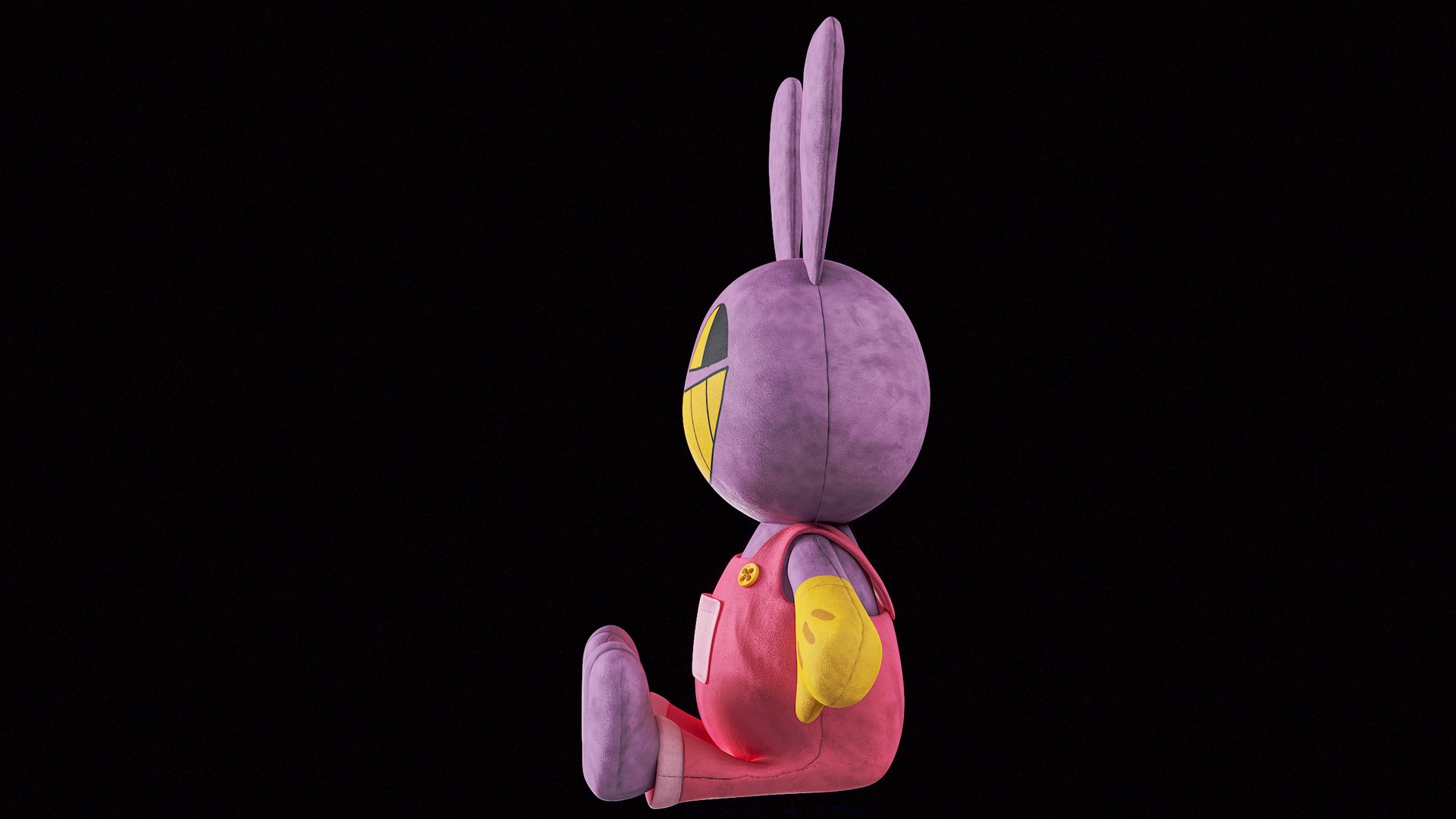 Rabbit Jax From The Amazing Digital Circus - Stuffed Toy PBR 3D model ...