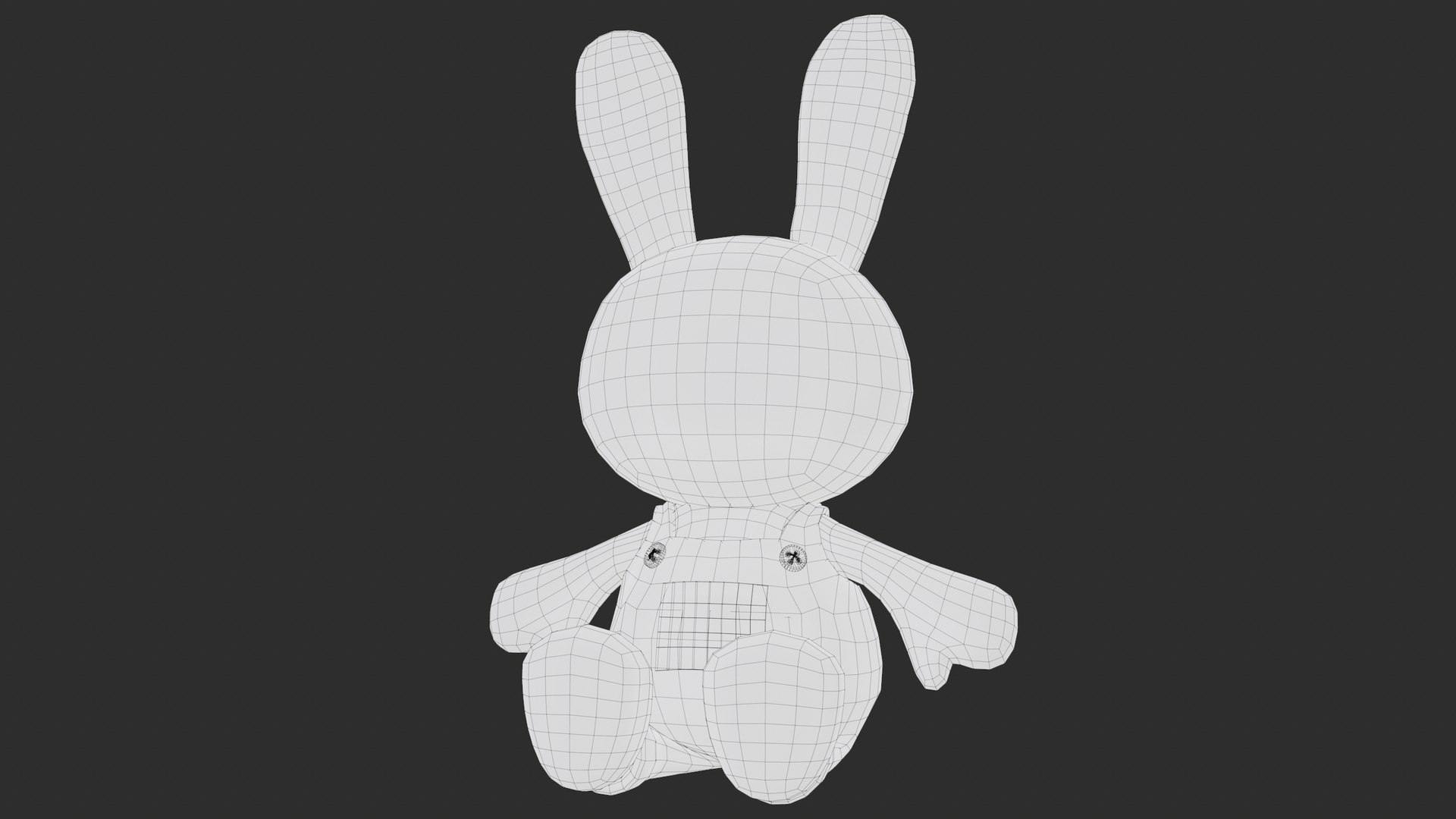 Rabbit Jax From The Amazing Digital Circus - Stuffed Toy PBR 3D model ...