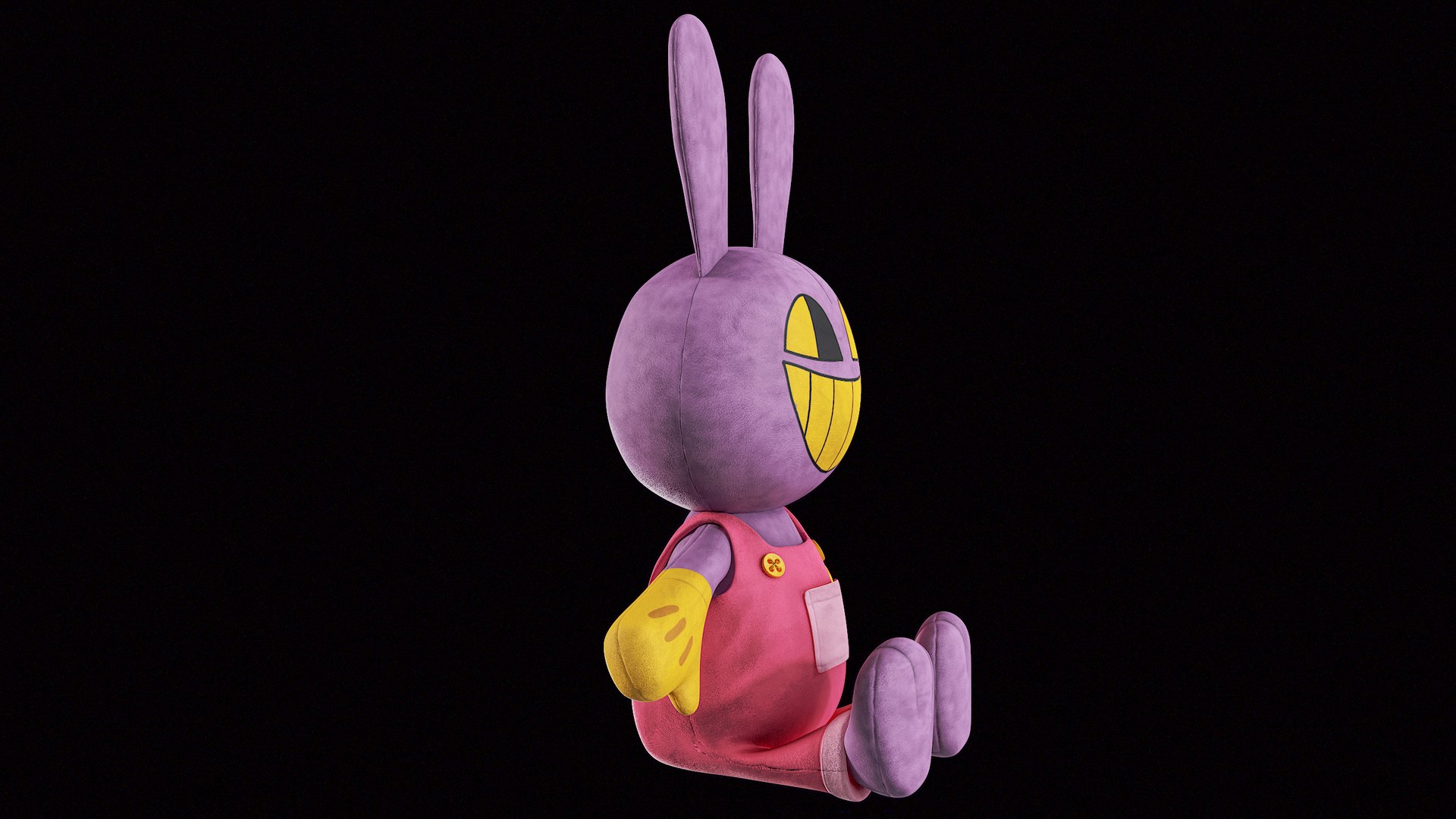 Rabbit Jax From The Amazing Digital Circus - Stuffed Toy PBR 3D model ...