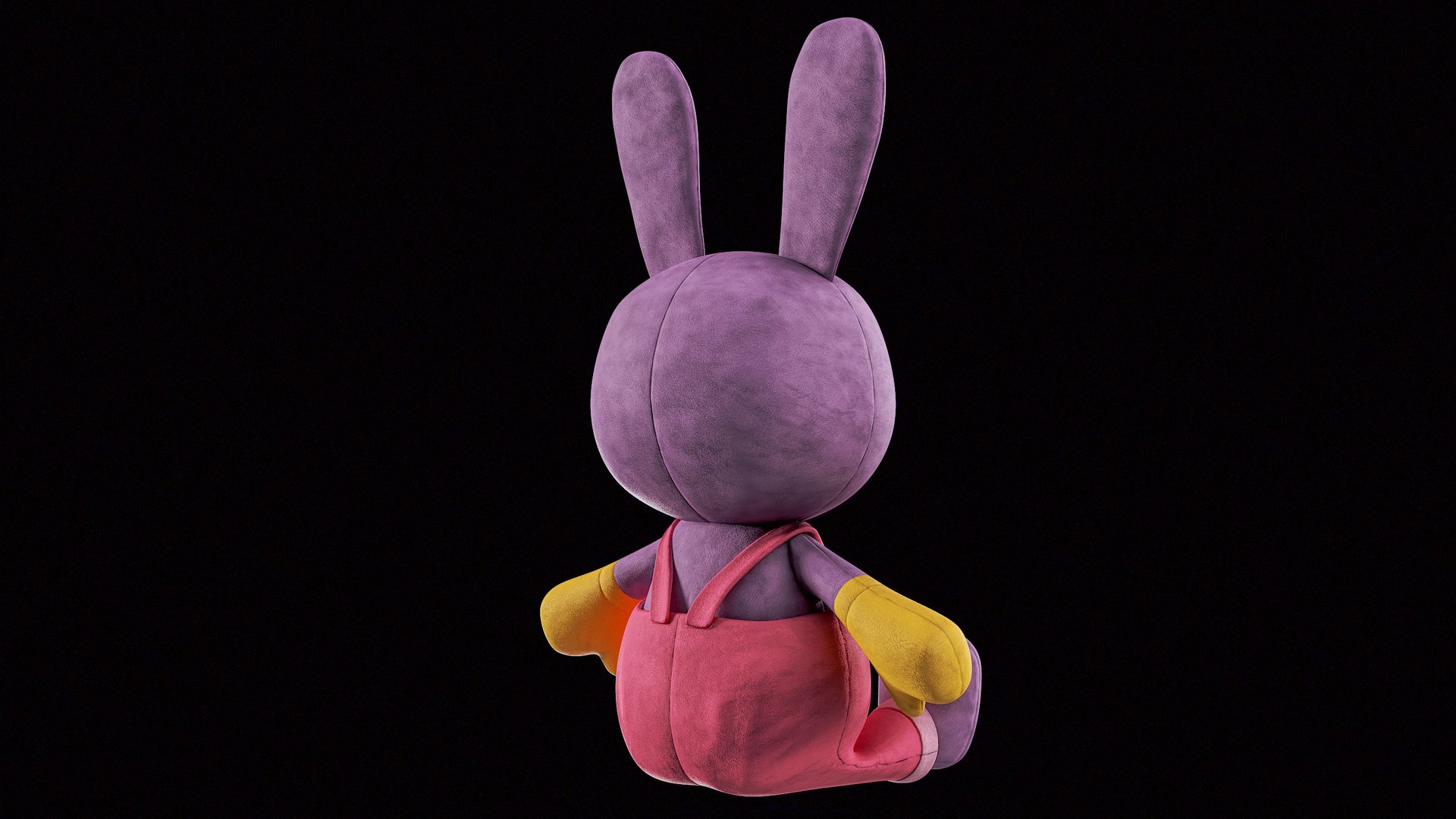 Rabbit Jax From The Amazing Digital Circus - Stuffed Toy PBR 3D model ...