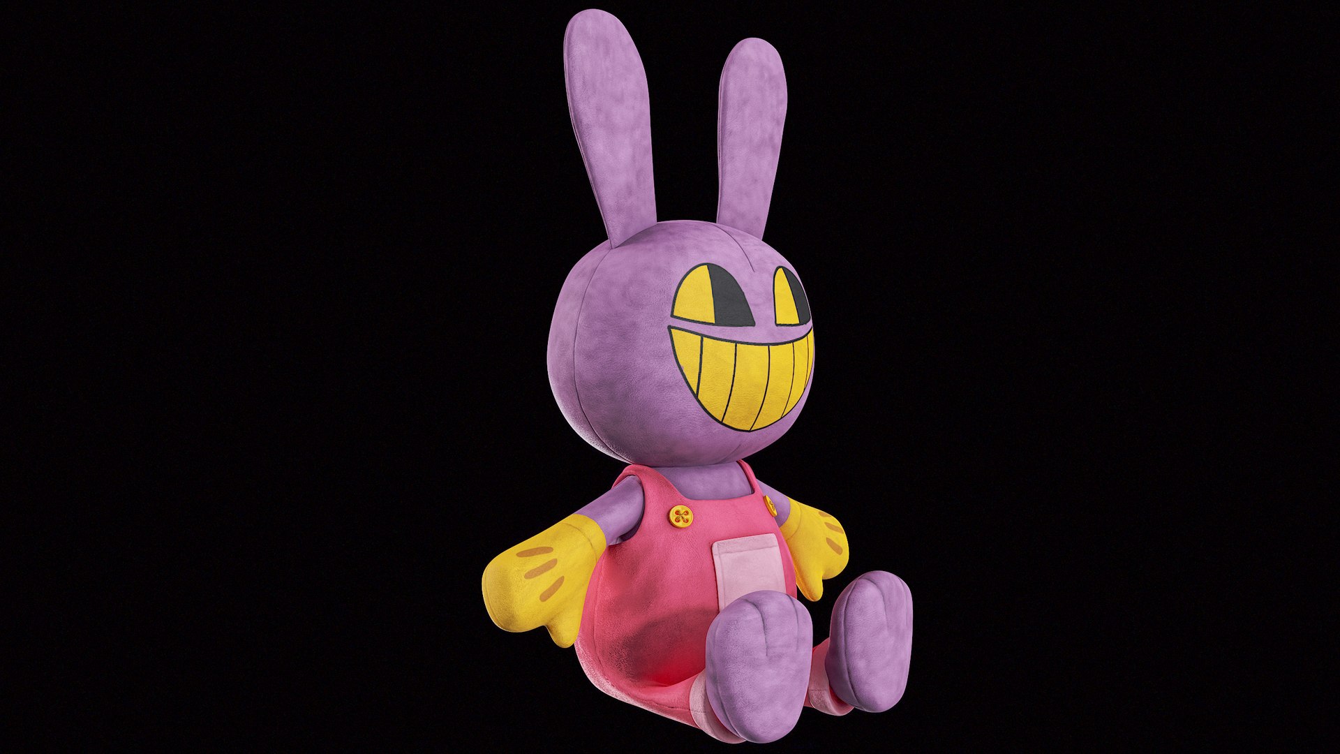 Rabbit Jax From The Amazing Digital Circus - Stuffed Toy PBR 3D model ...