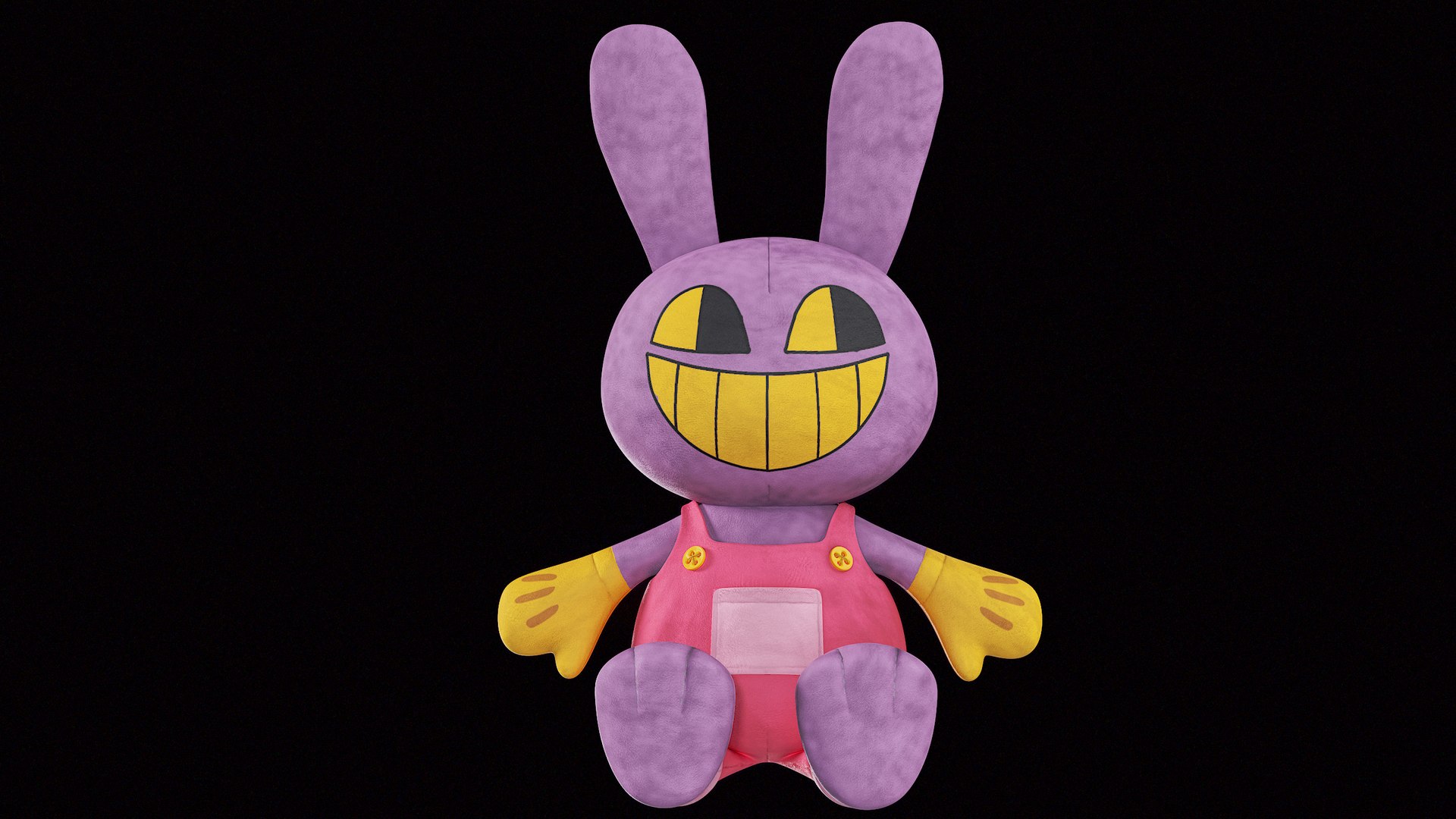 Rabbit Jax From The Amazing Digital Circus - Stuffed Toy PBR 3D model ...