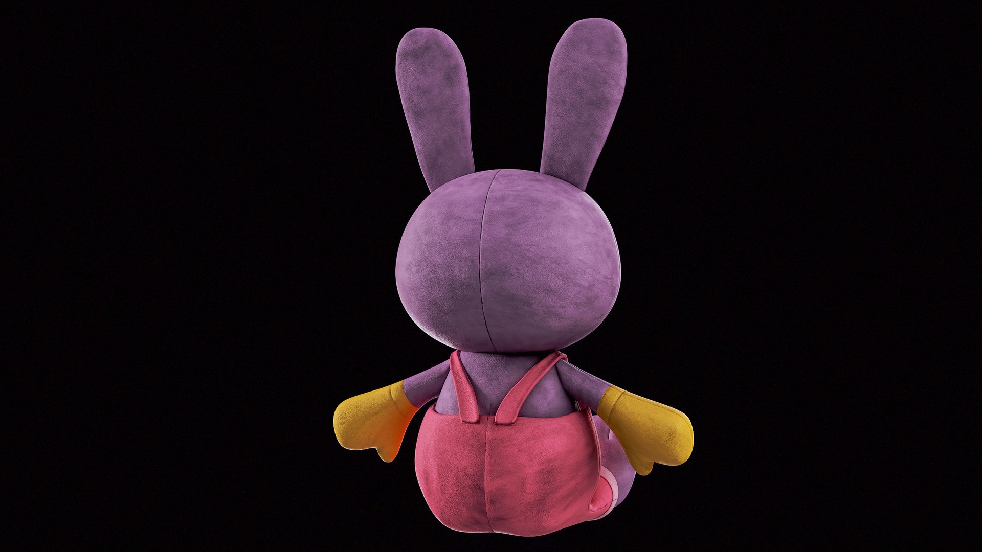 Rabbit Jax From The Amazing Digital Circus - Stuffed Toy PBR 3D model ...