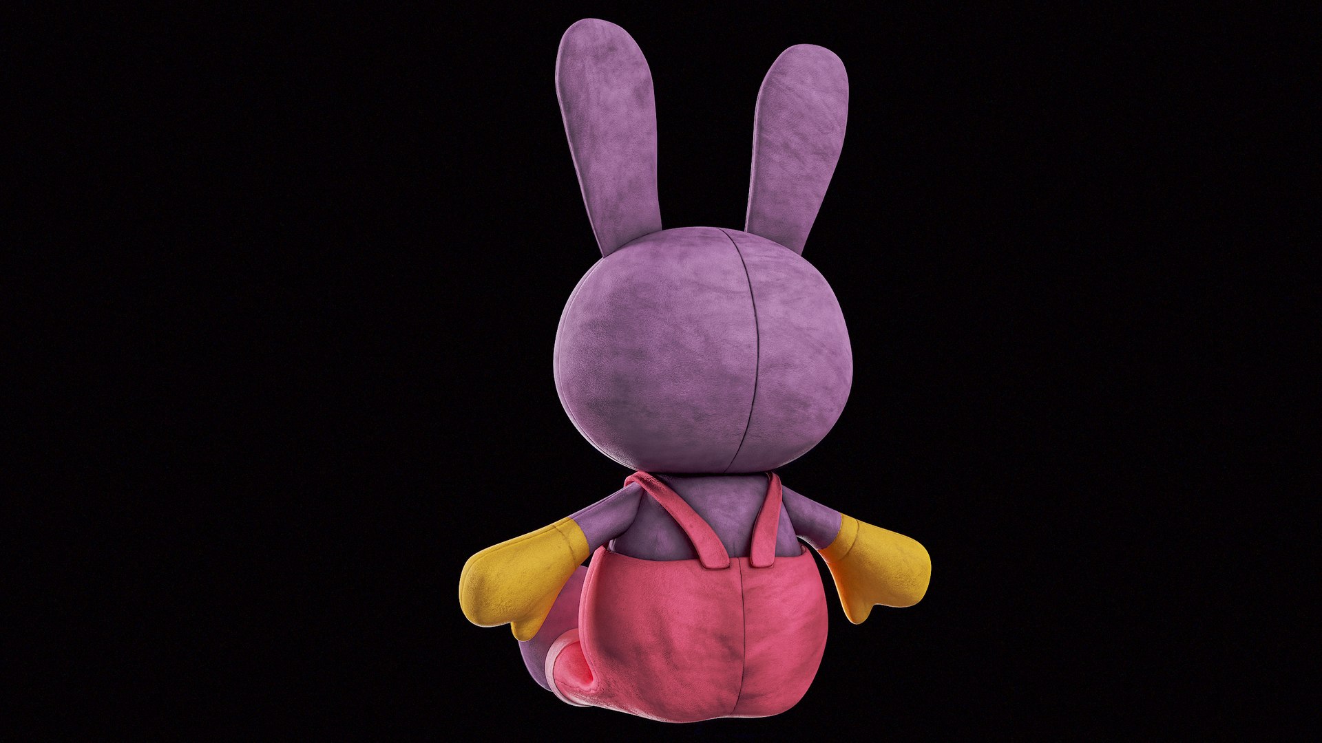 Rabbit Jax From The Amazing Digital Circus - Stuffed Toy PBR 3D model ...