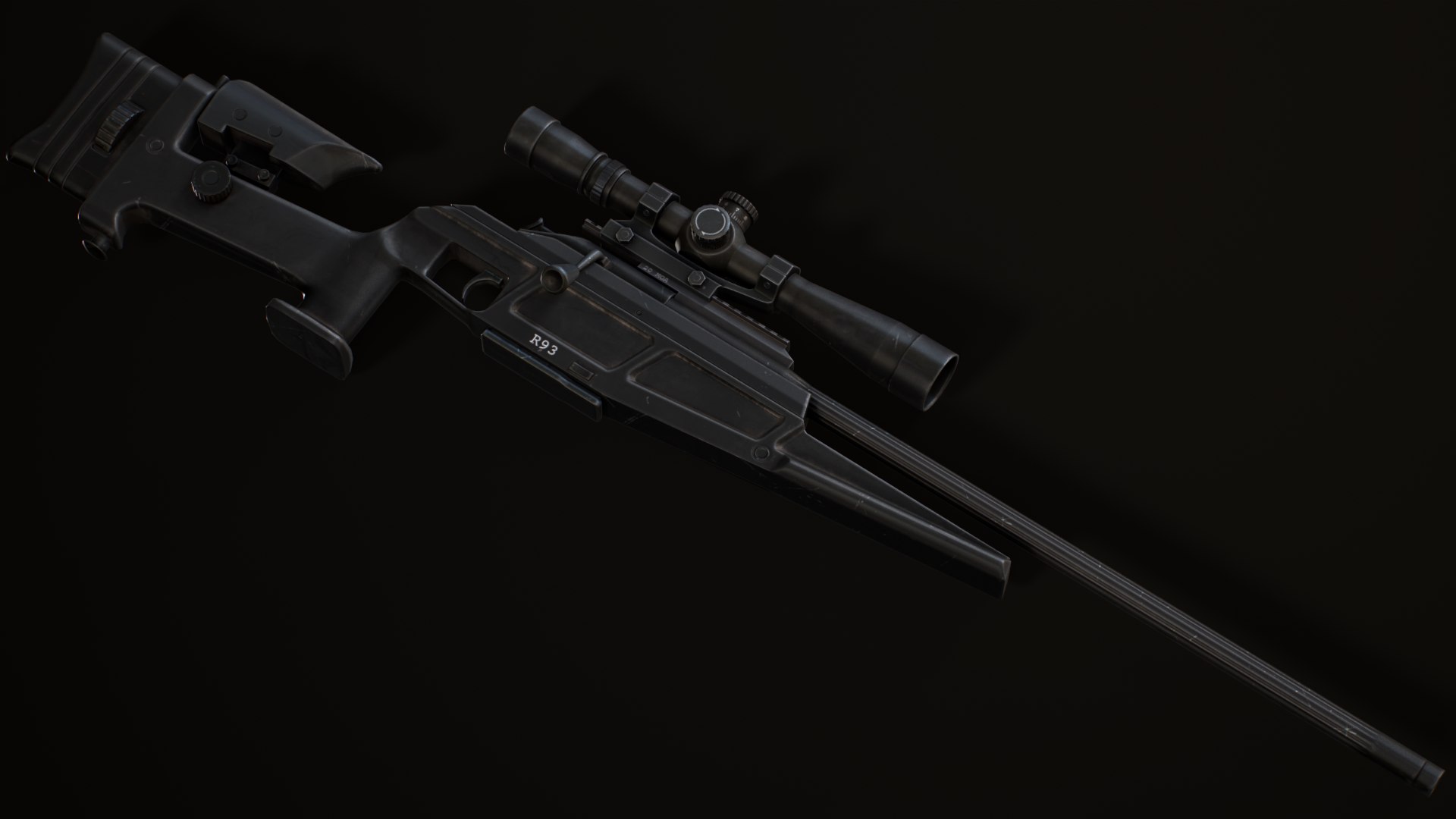 Blaser R93 Sniper Rifle - LowPoly Mobile Ready 3D model - TurboSquid ...