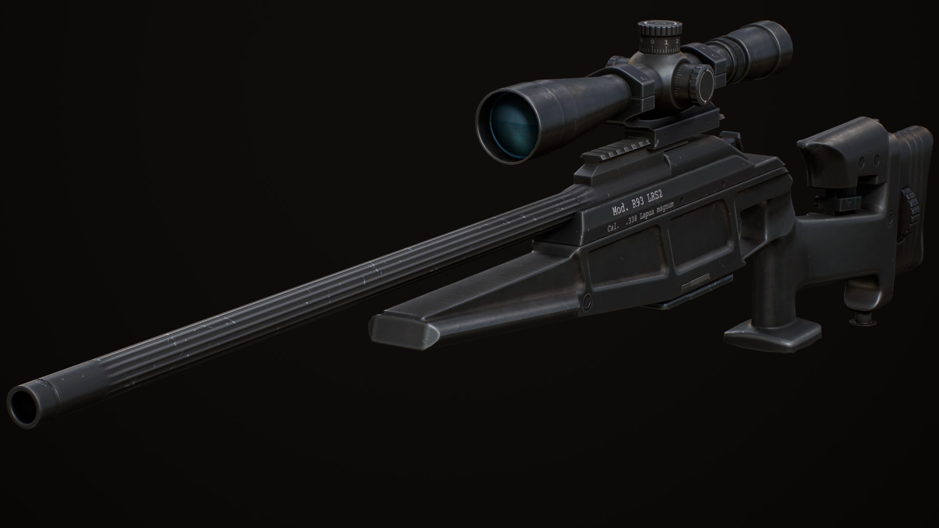 Blaser R93 Sniper Rifle - LowPoly Mobile Ready 3D model - TurboSquid ...