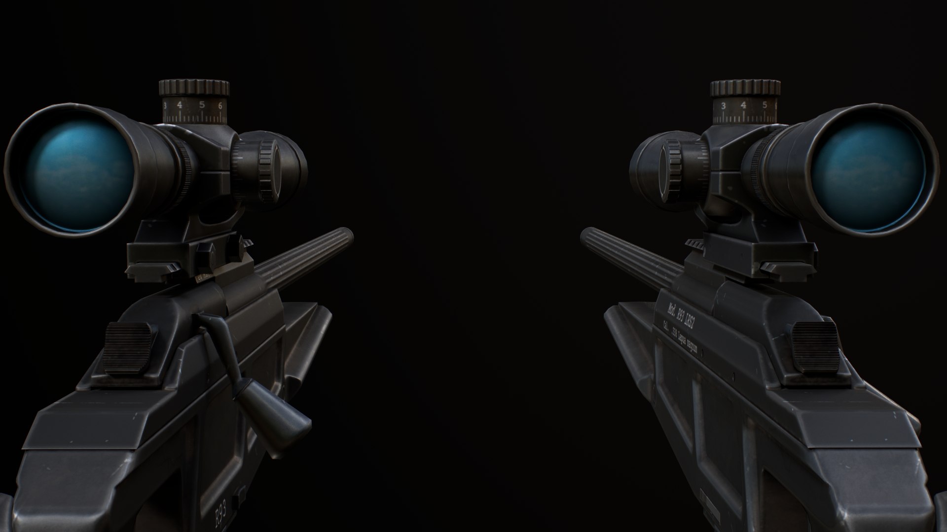 Blaser R93 Sniper Rifle - LowPoly Mobile Ready 3D model - TurboSquid ...