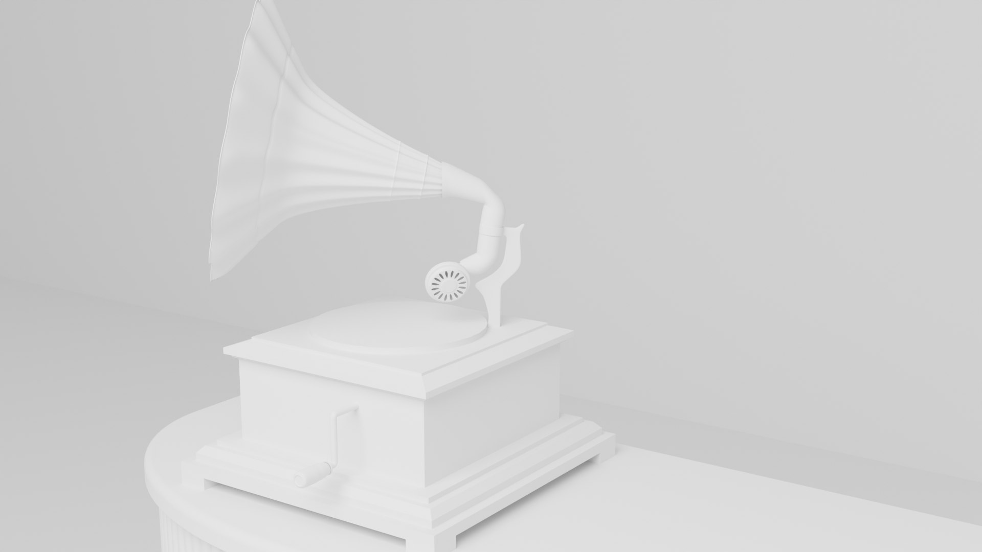 3D Gramophone And Console Model - TurboSquid 2384033