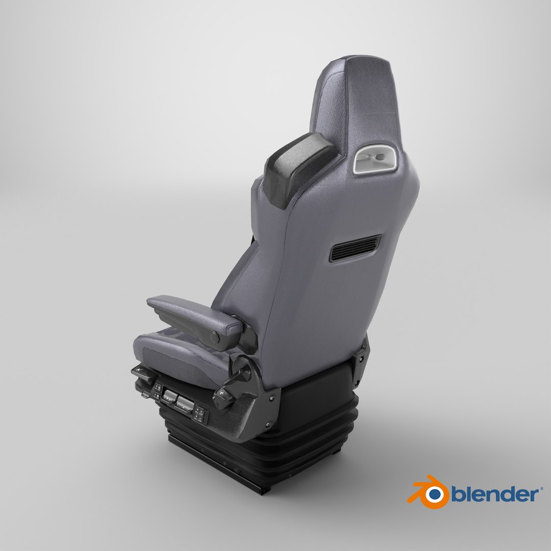 Commercial Truck Driver Seat Model - TurboSquid 2182969