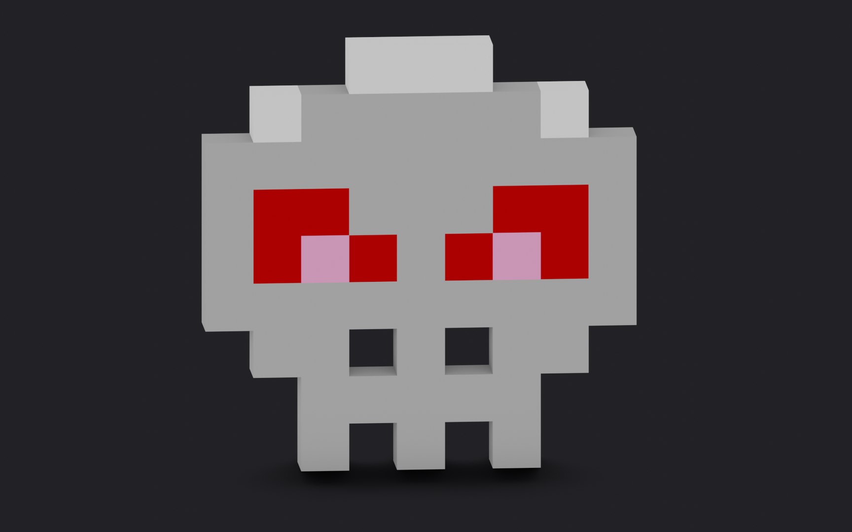 3D Skull game asset 8 bit low poly - TurboSquid 1945399