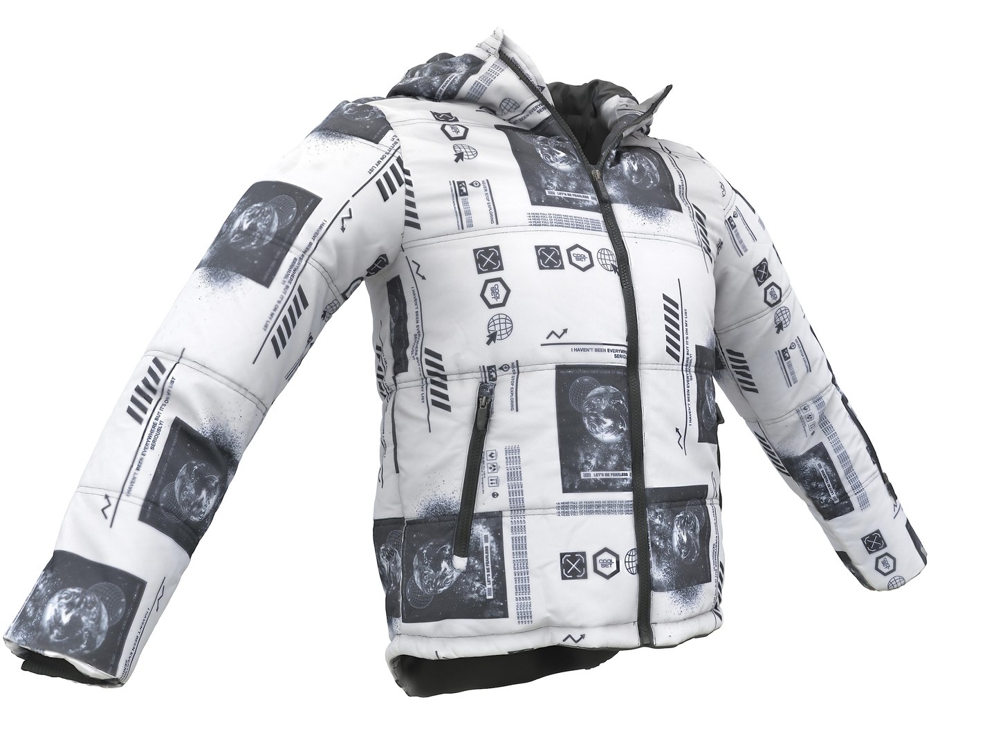 3D Snowboard Jacket Model - TurboSquid 1859637