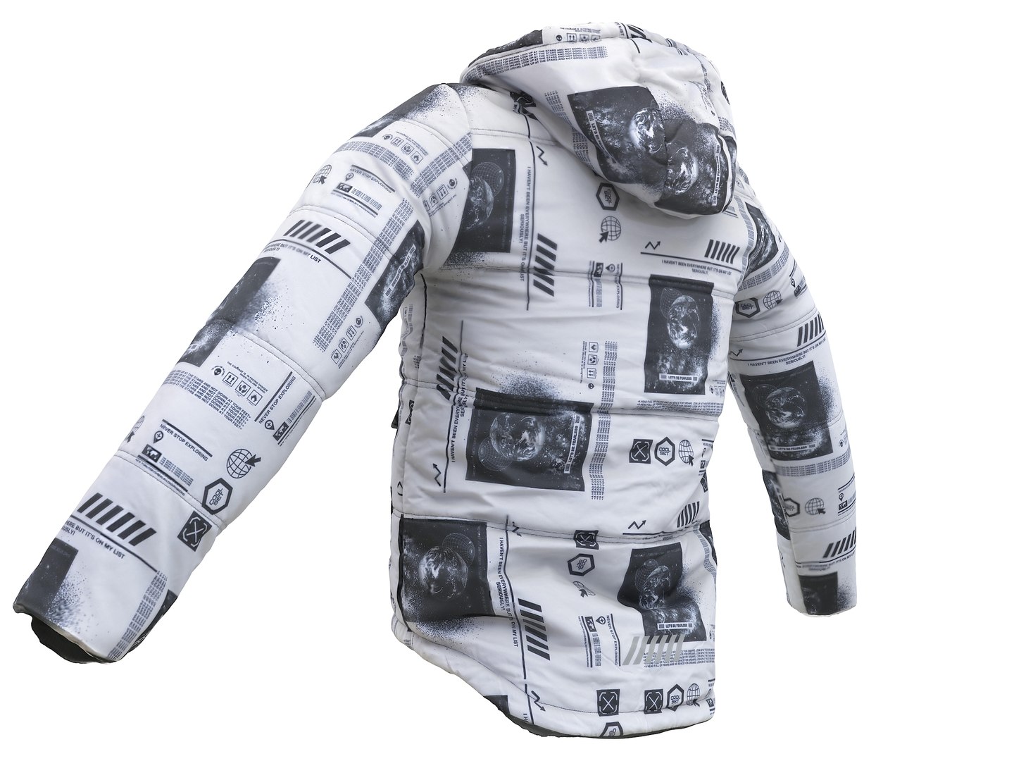 3D Snowboard Jacket Model - TurboSquid 1859637