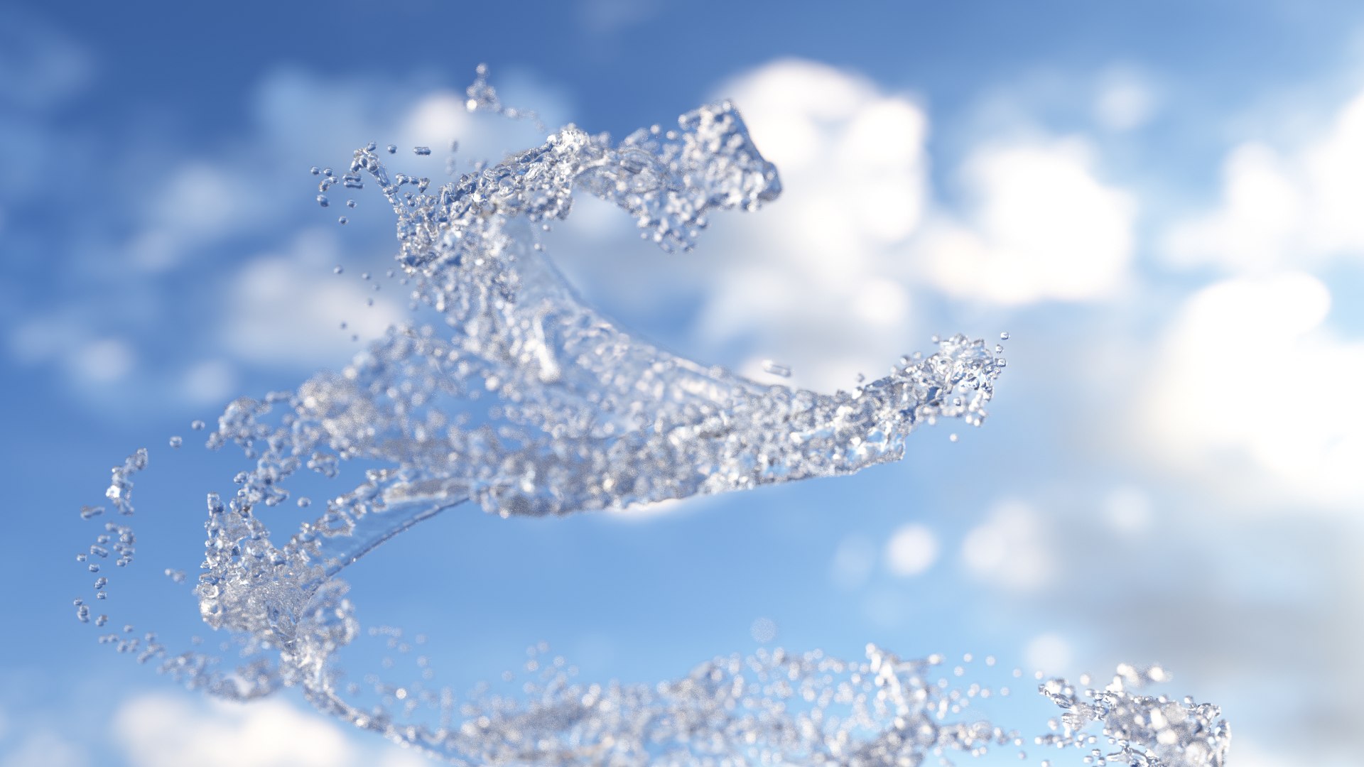 3D Water Splash Spiral Animated - TurboSquid 2232013
