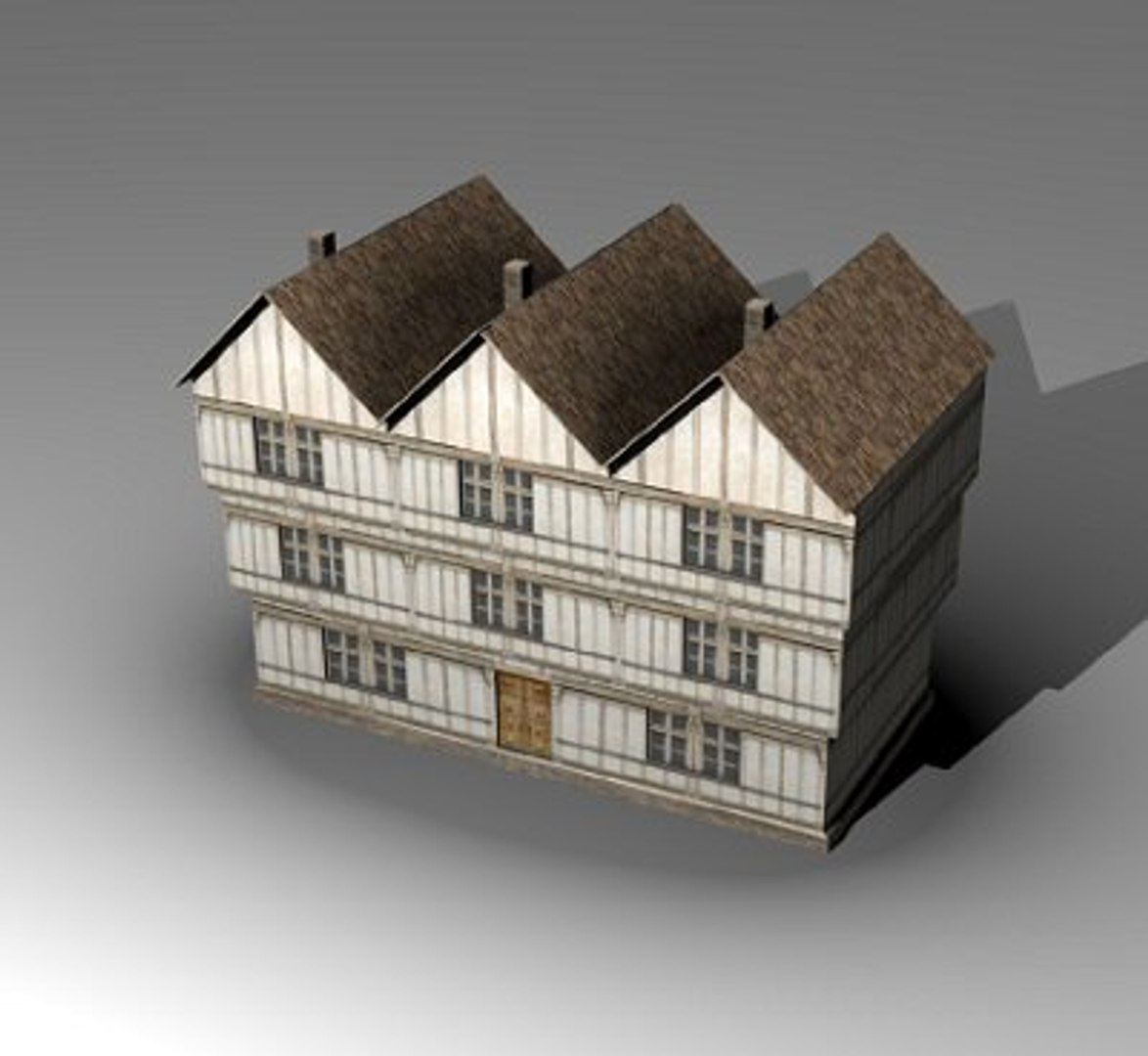 Medieval Building 3d Model