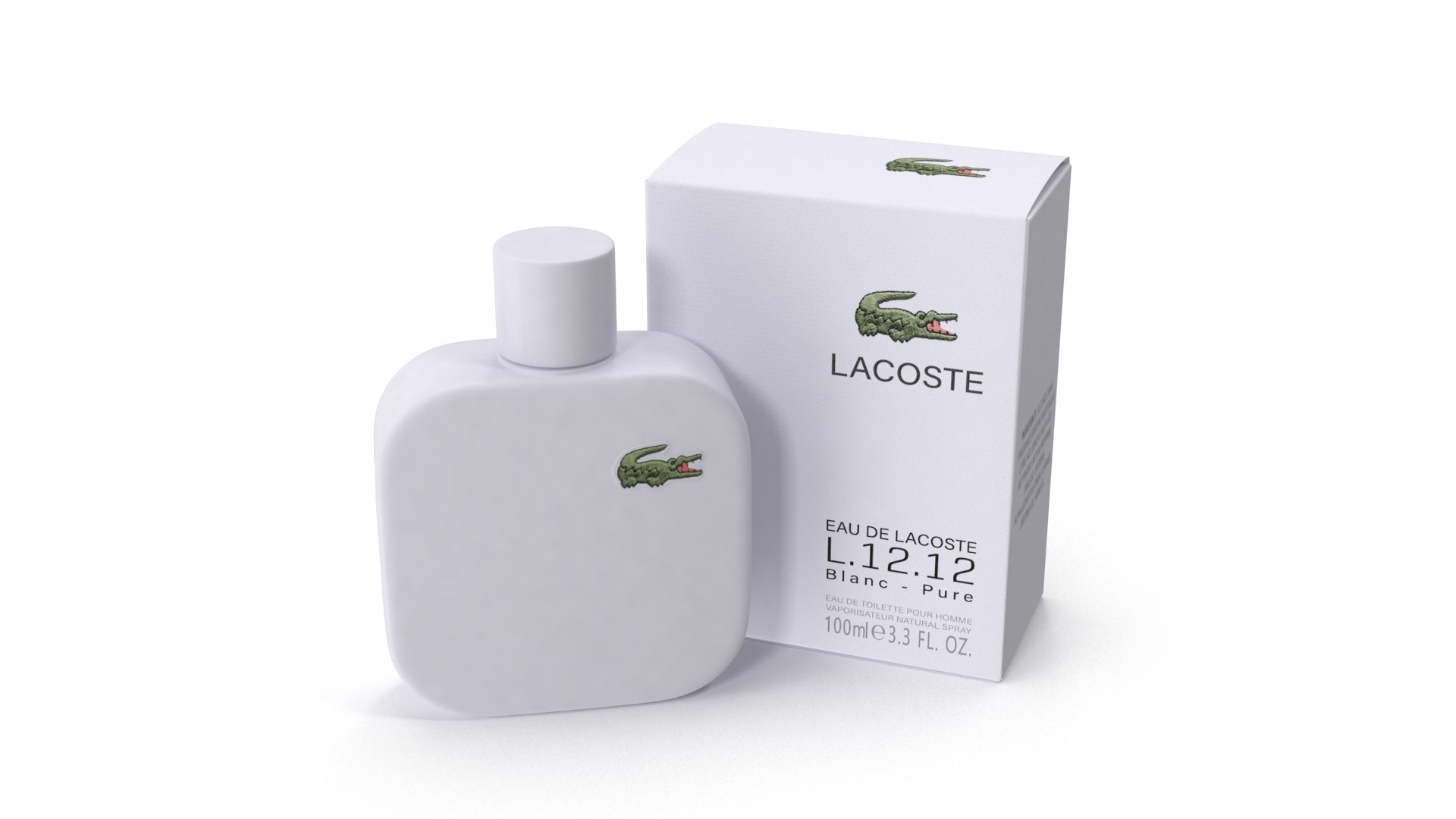 Lacoste L 12 12 Blanc-Pure 3D - TurboSquid 1757667