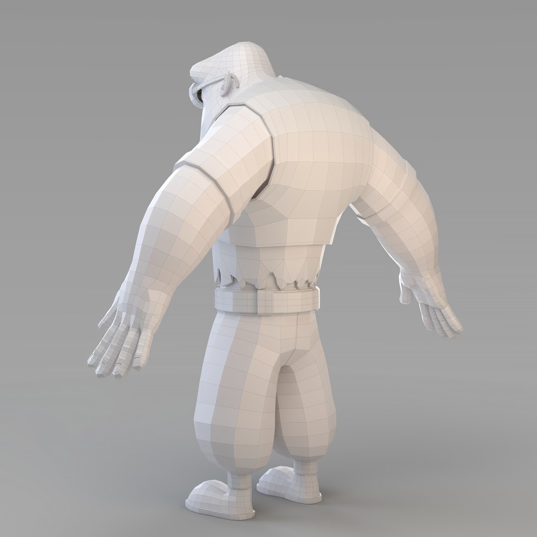 3D Model Poor Big Man - TurboSquid 1620327