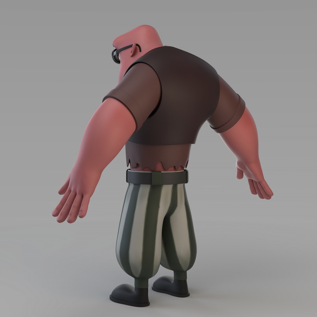 3D Model Poor Big Man - TurboSquid 1620327