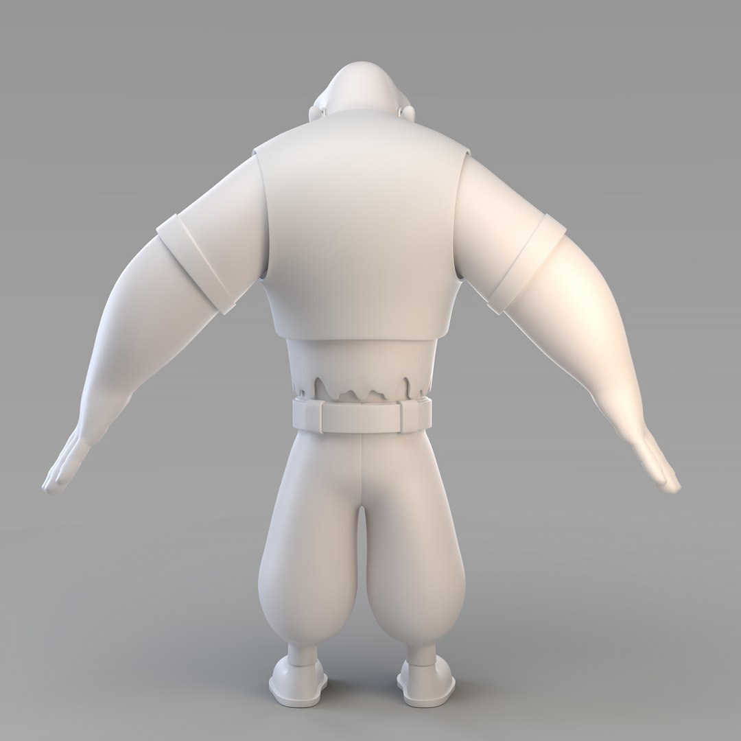 3D Model Poor Big Man - TurboSquid 1620327