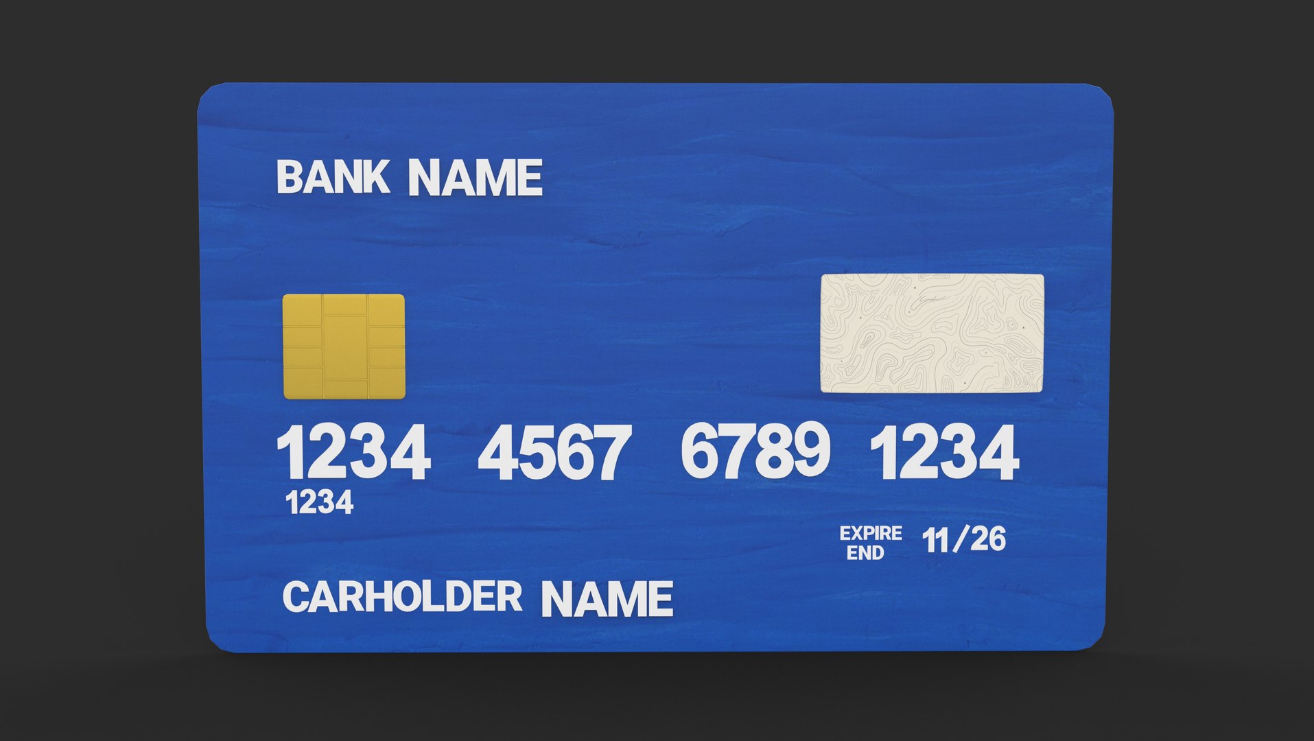 Credit Card 3D Model 3D - TurboSquid 2365868