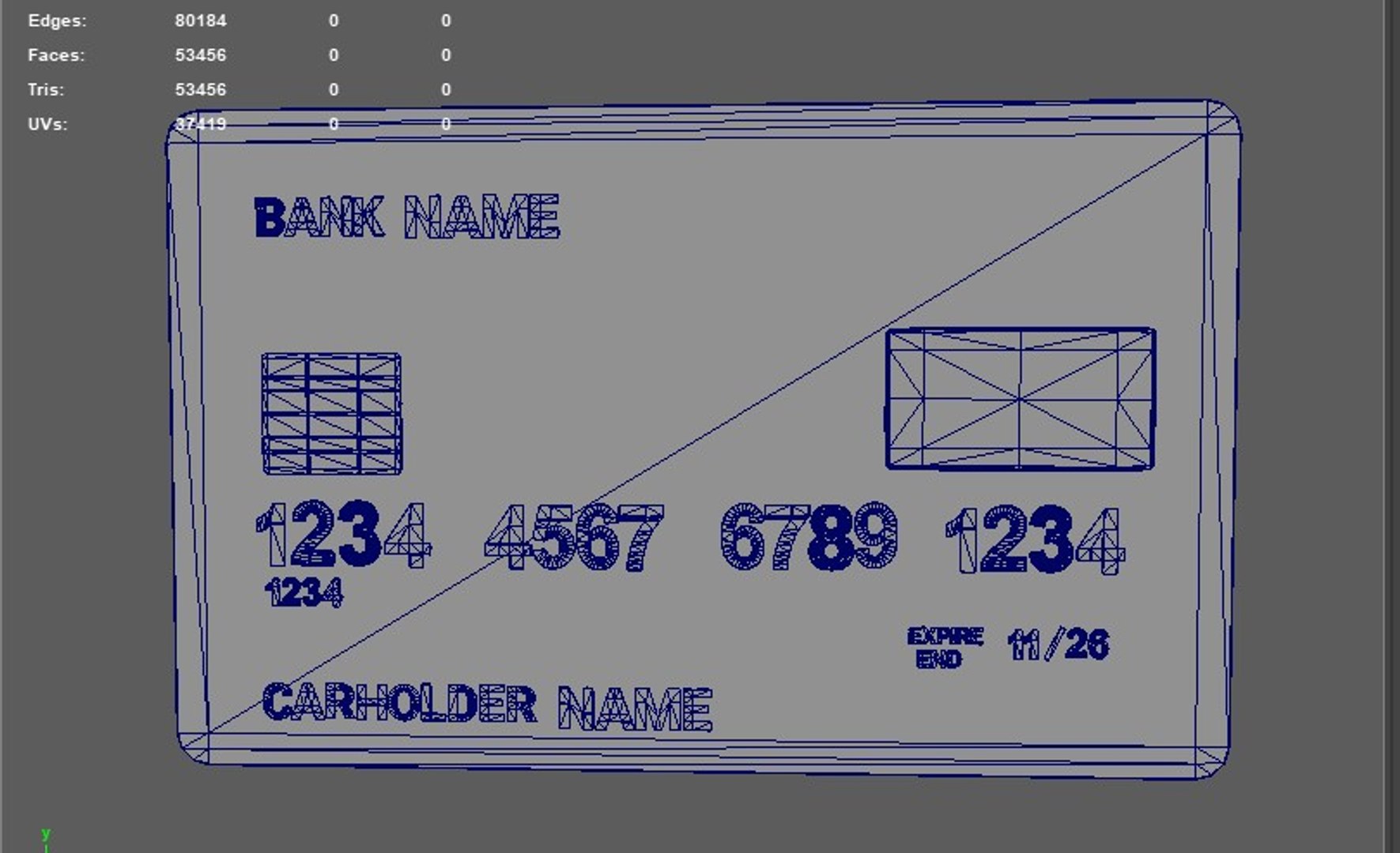 Credit Card 3D Model 3D - TurboSquid 2365868