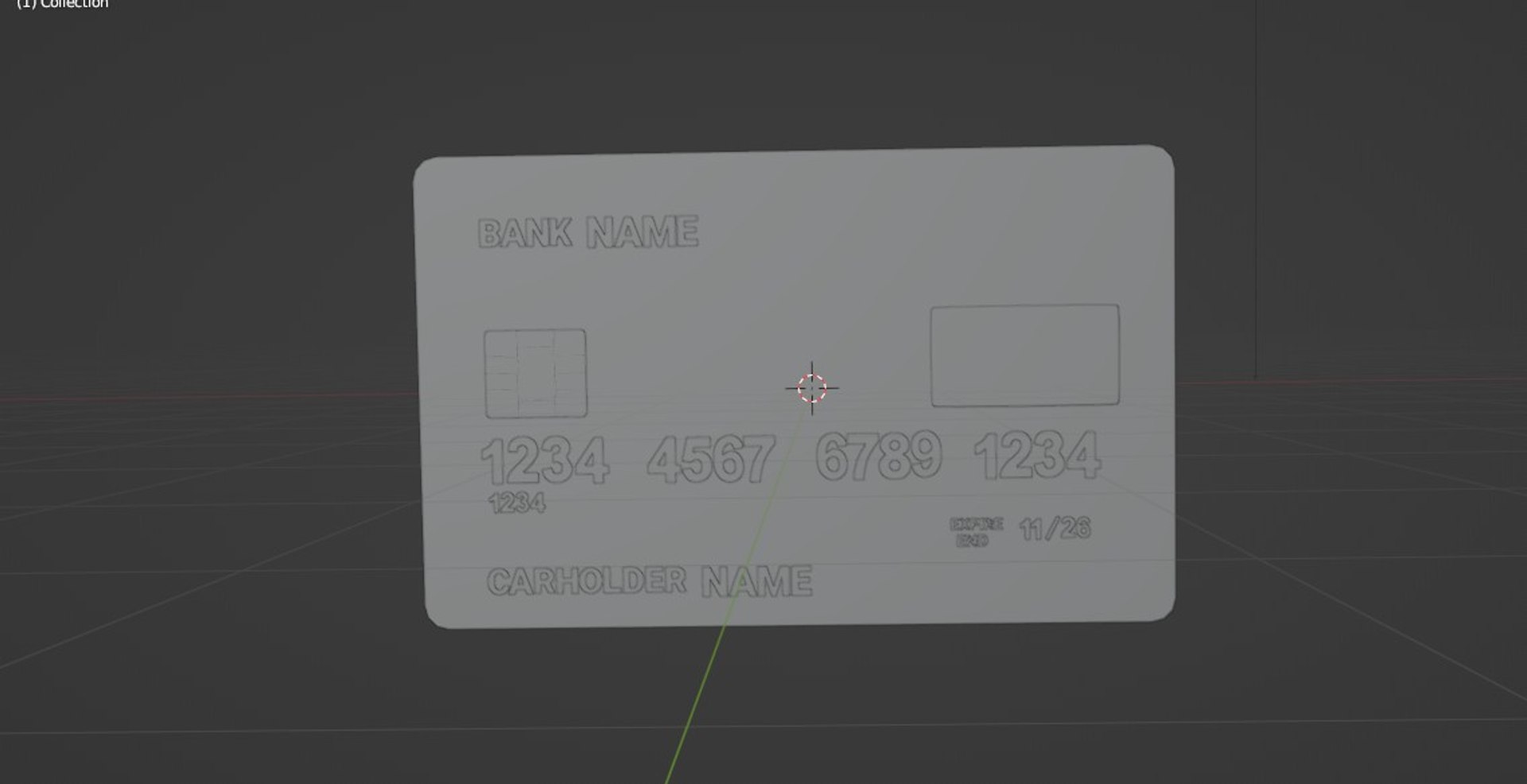 Credit Card 3D Model 3D - TurboSquid 2365868