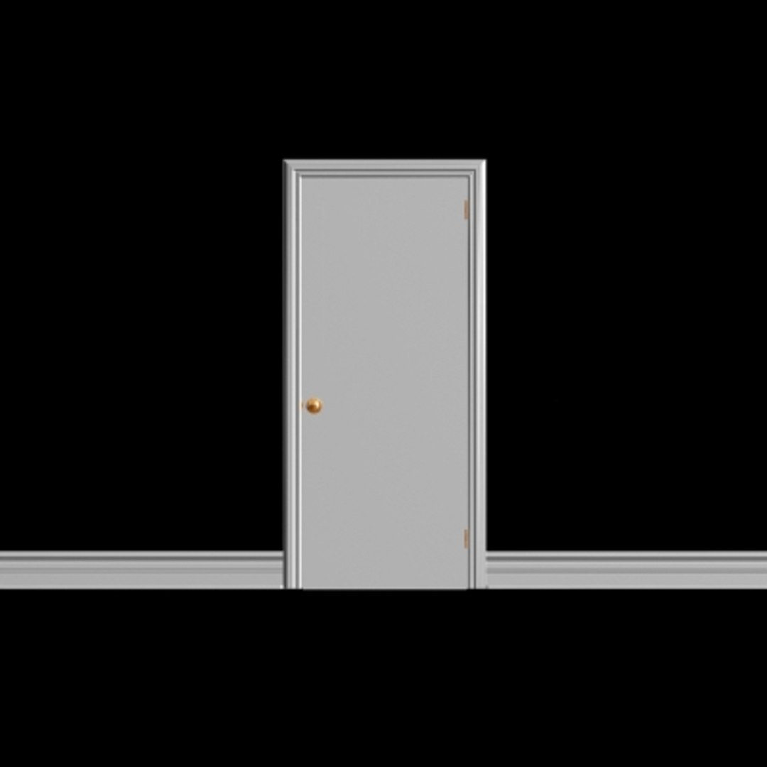 Complete Door Kit Wall 3d Model