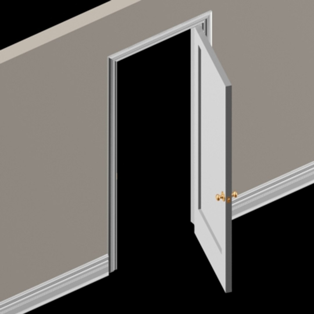 Complete Door Kit Wall 3d Model