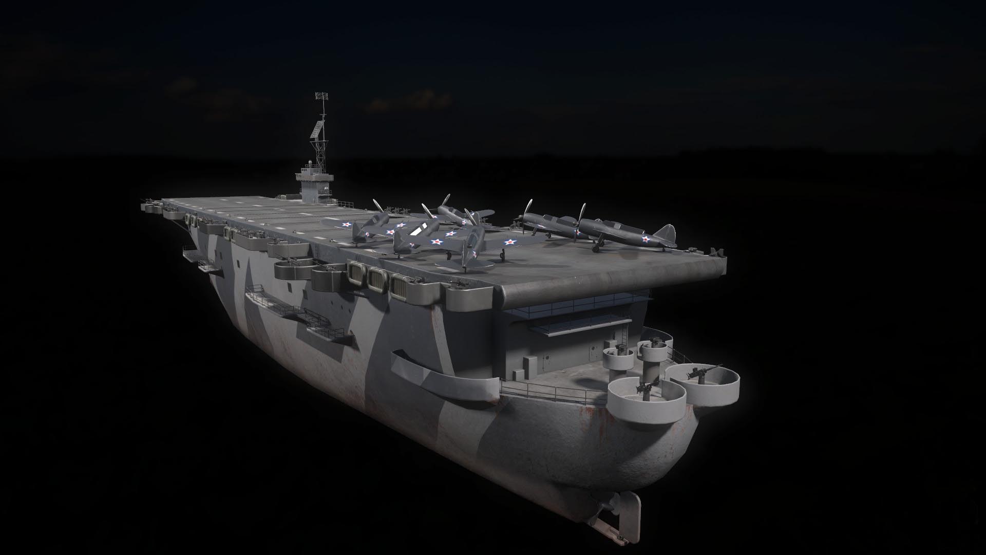 3D Uss Bogue Model - TurboSquid 1196234