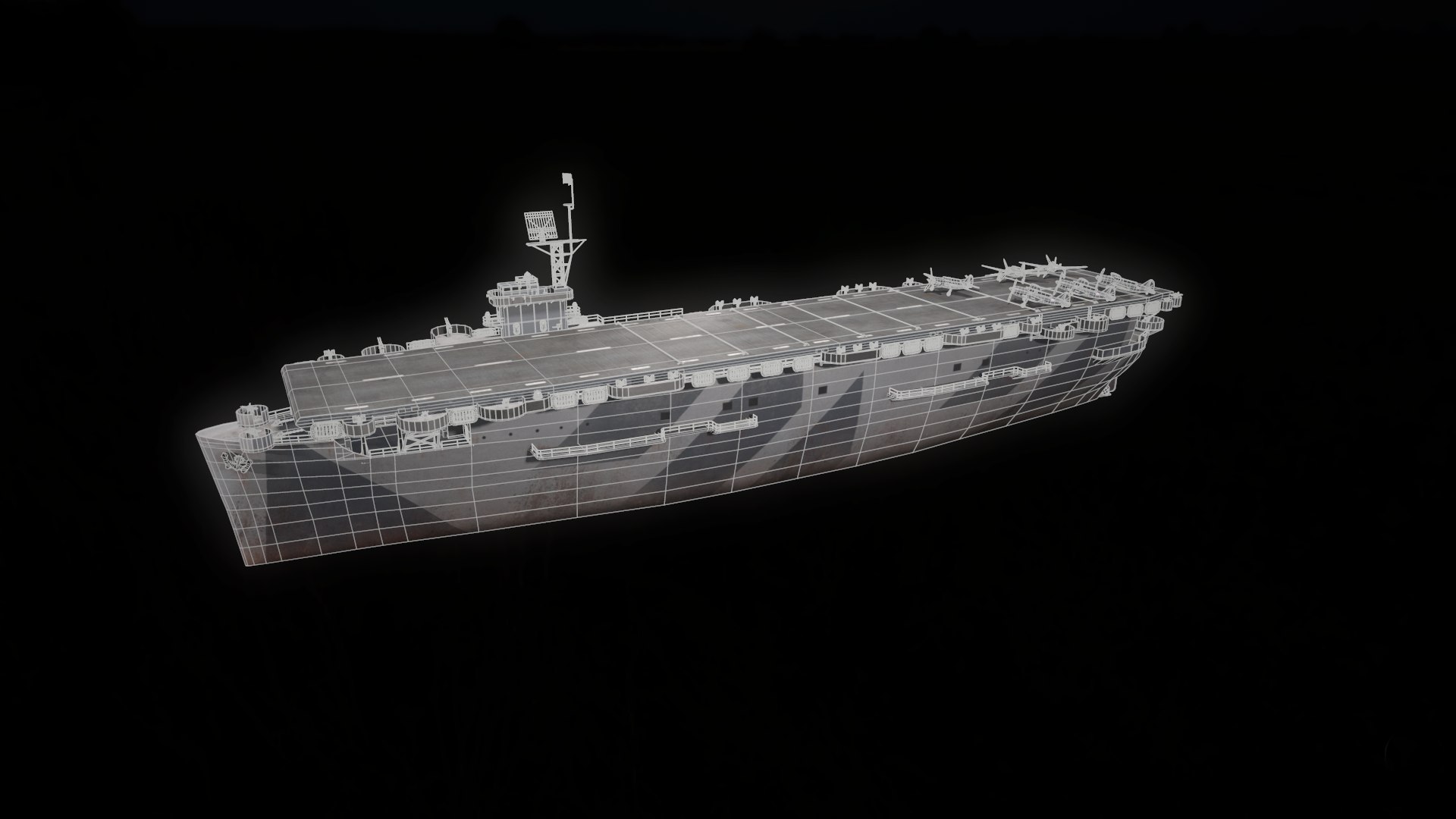 3D Uss Bogue Model - TurboSquid 1196234