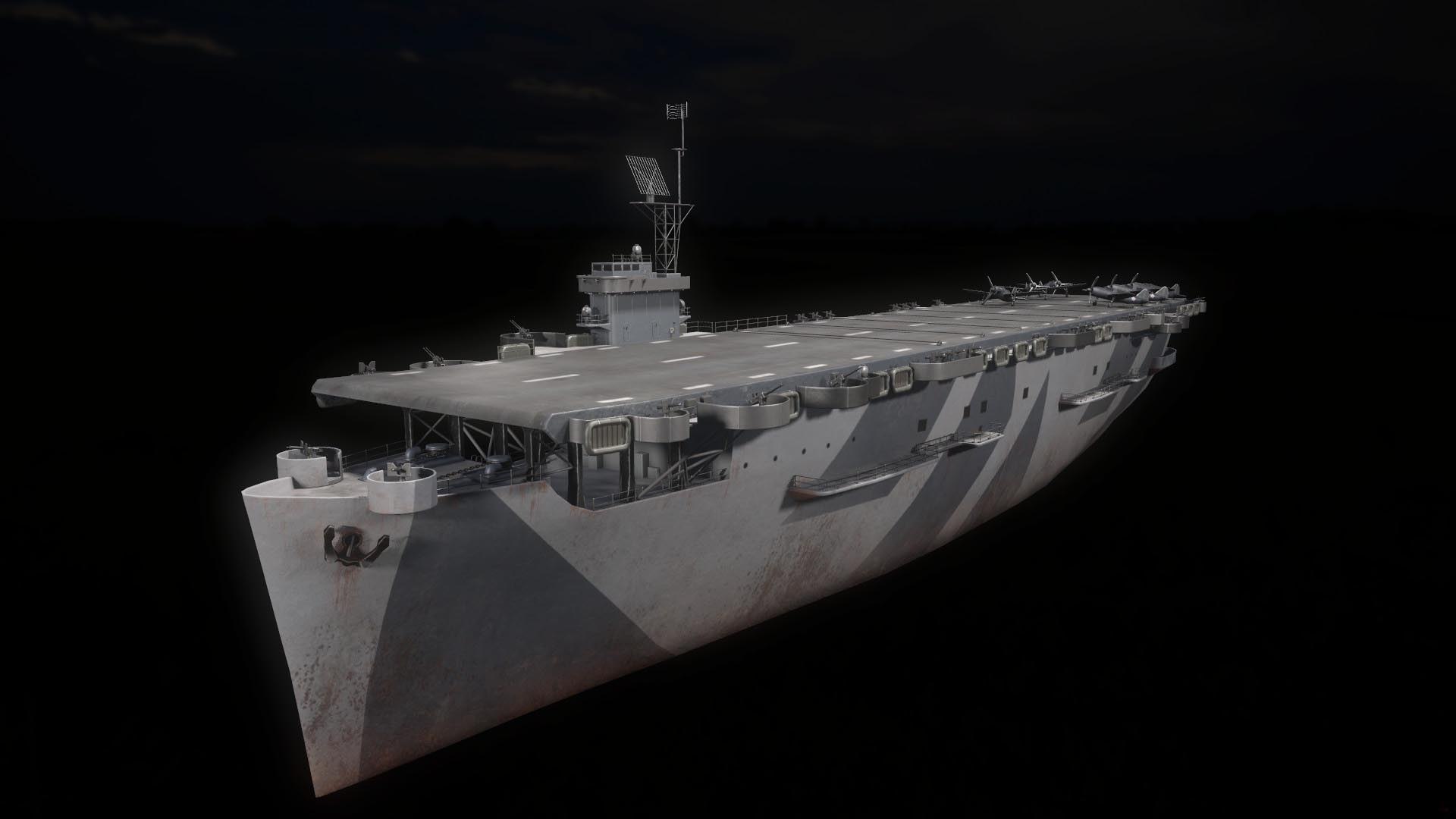 3D Uss Bogue Model - TurboSquid 1196234