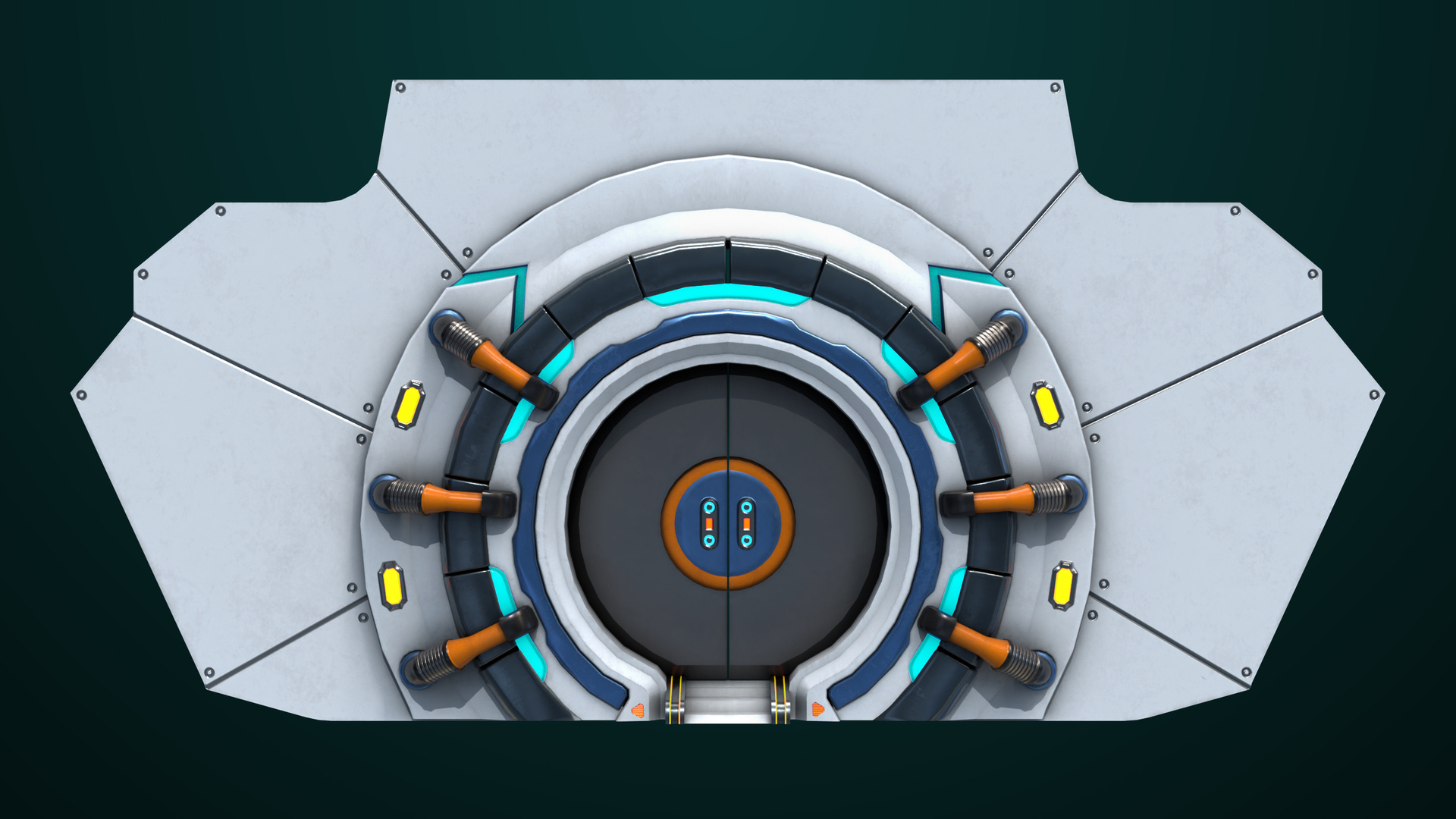 Sci Fi Door 03 All PBR Unity UE Textures Included Model - TurboSquid 2189346