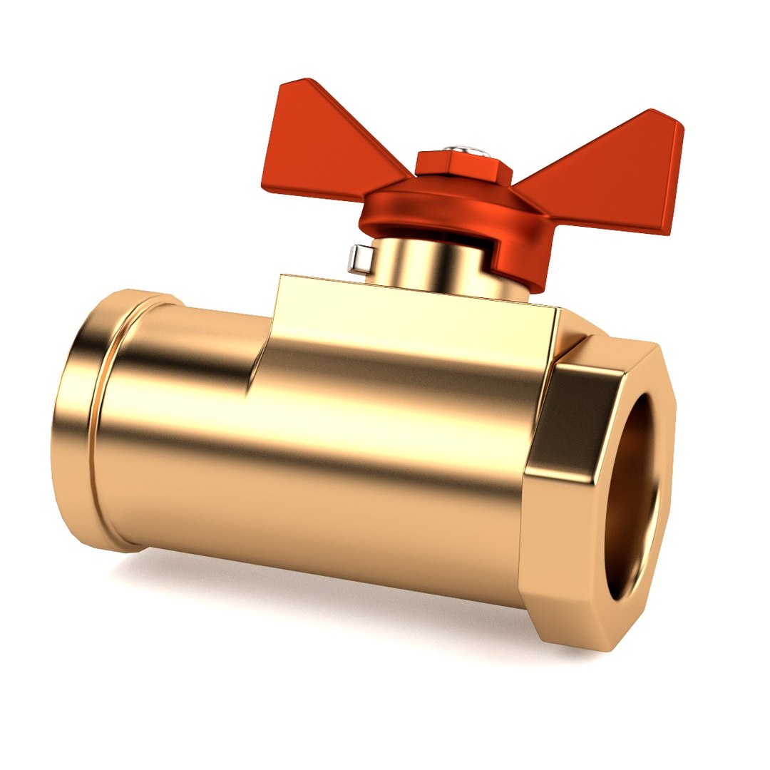 3d Valve Water Model
