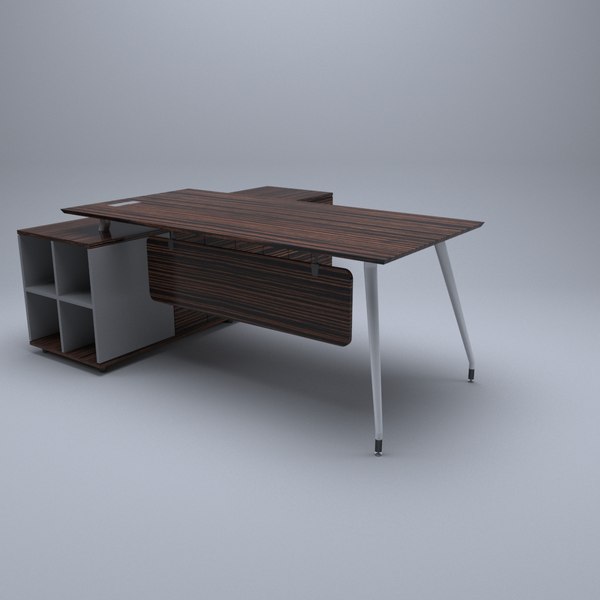 3D office table desk - TurboSquid 1383575